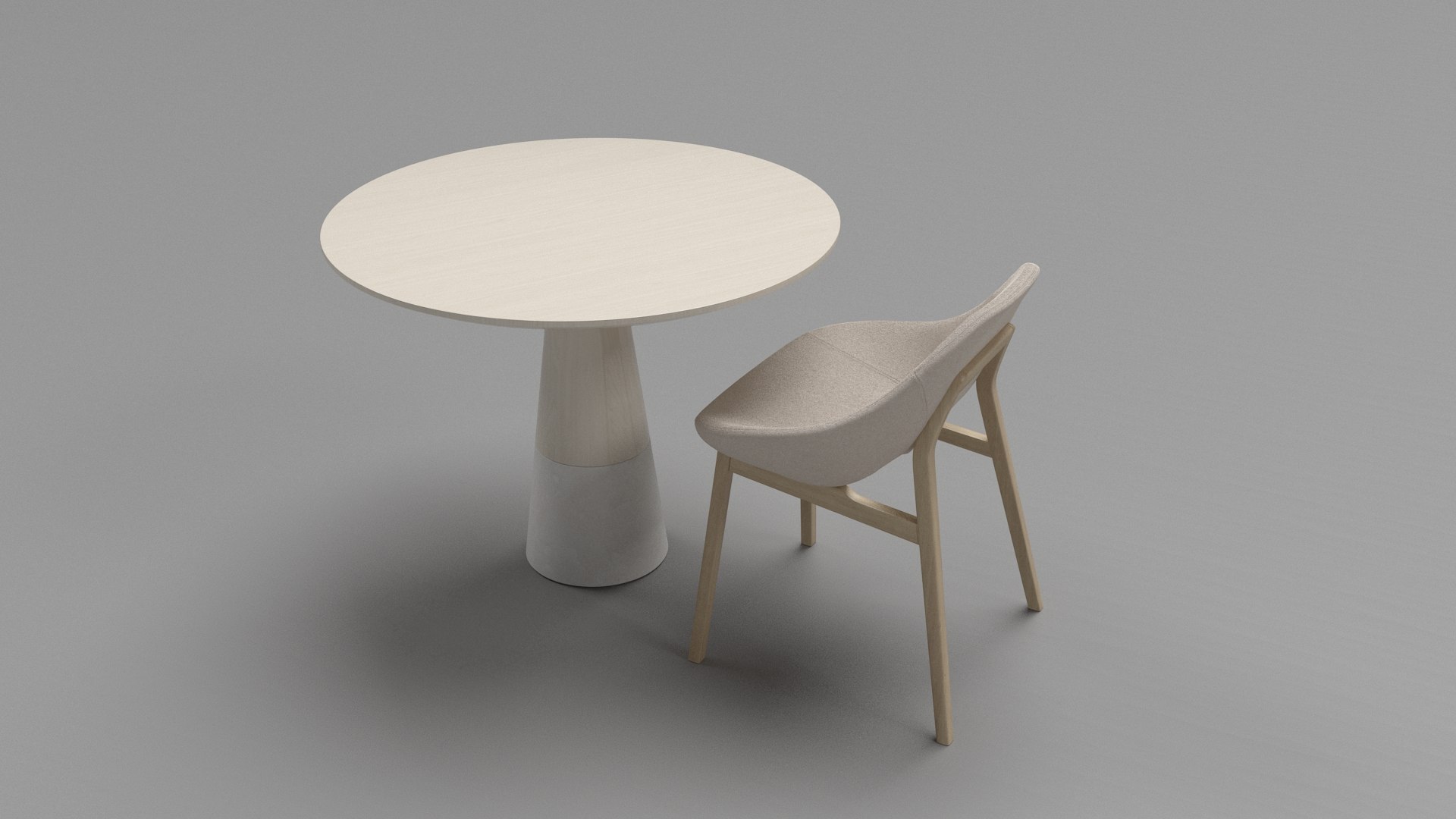 3D Enne Grace Dining Set Model - TurboSquid 2317083