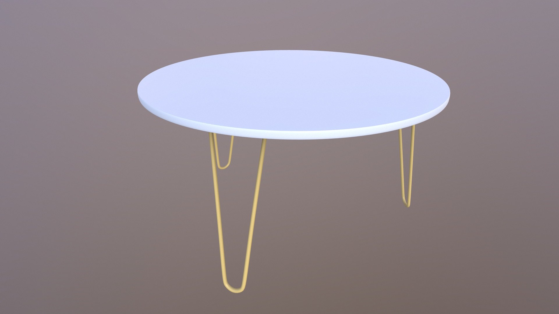Round Table 3D - TurboSquid 2030454
