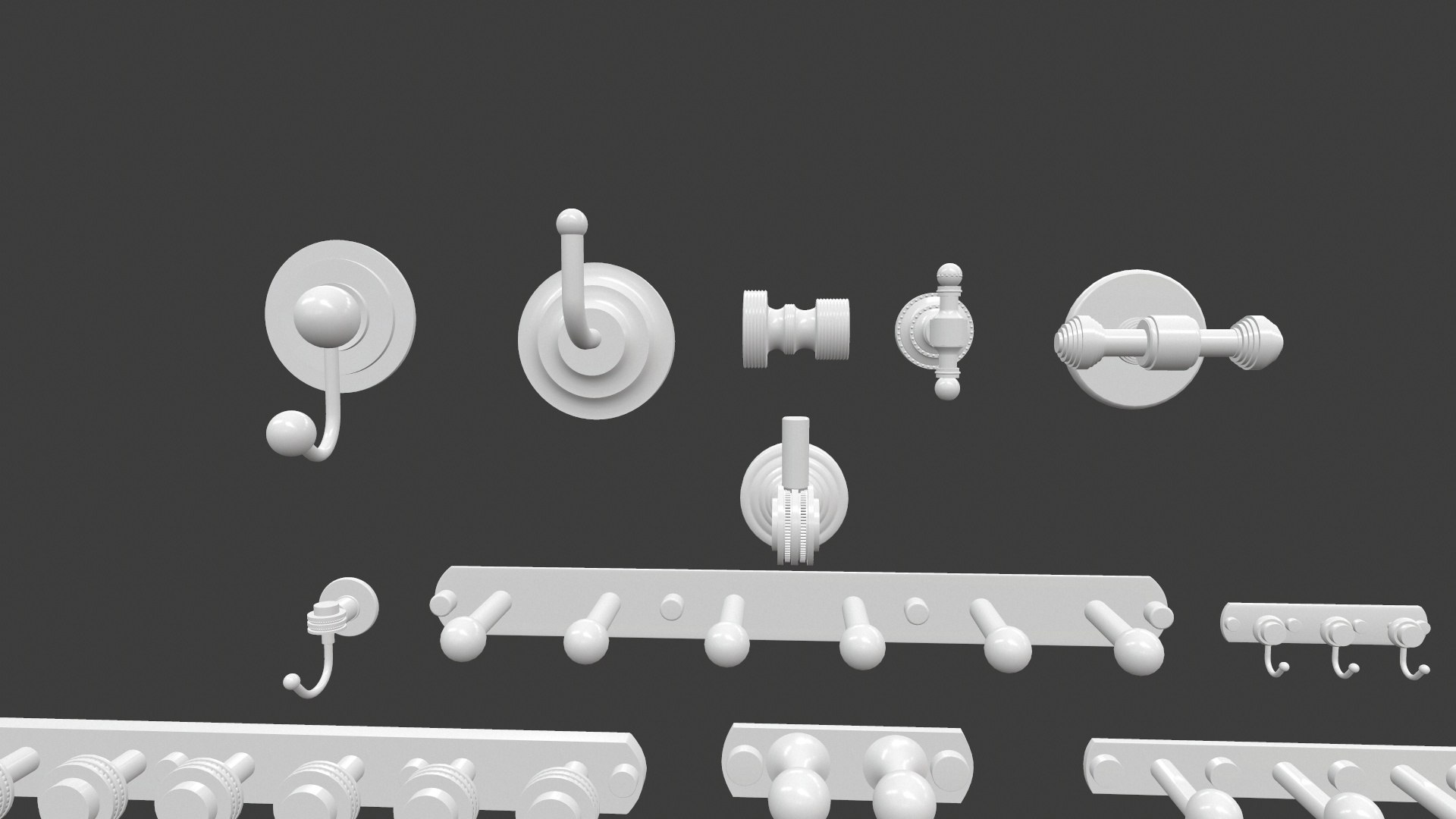 3D Hangers Model - TurboSquid 2326892