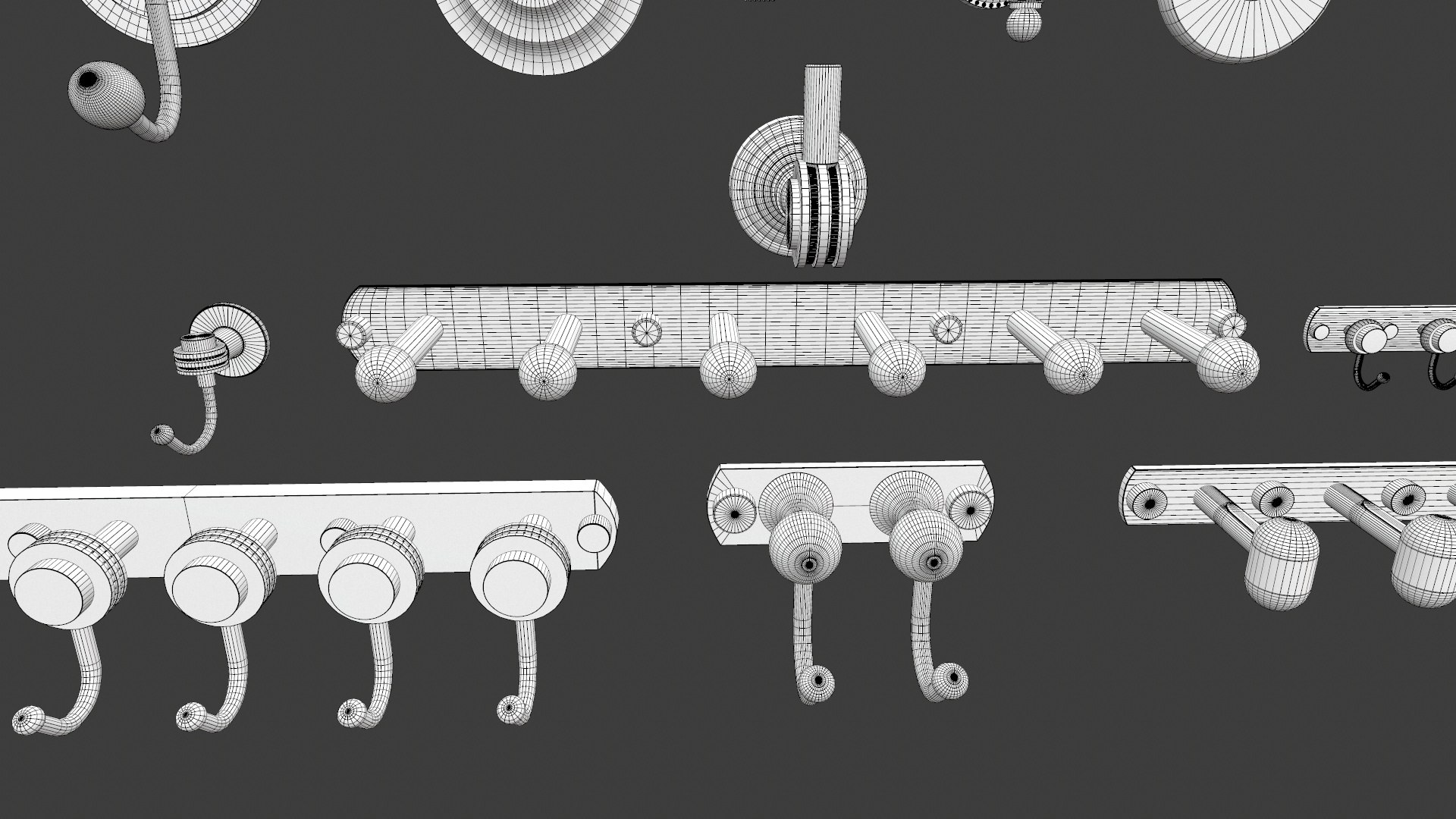 3D Hangers Model - TurboSquid 2326892