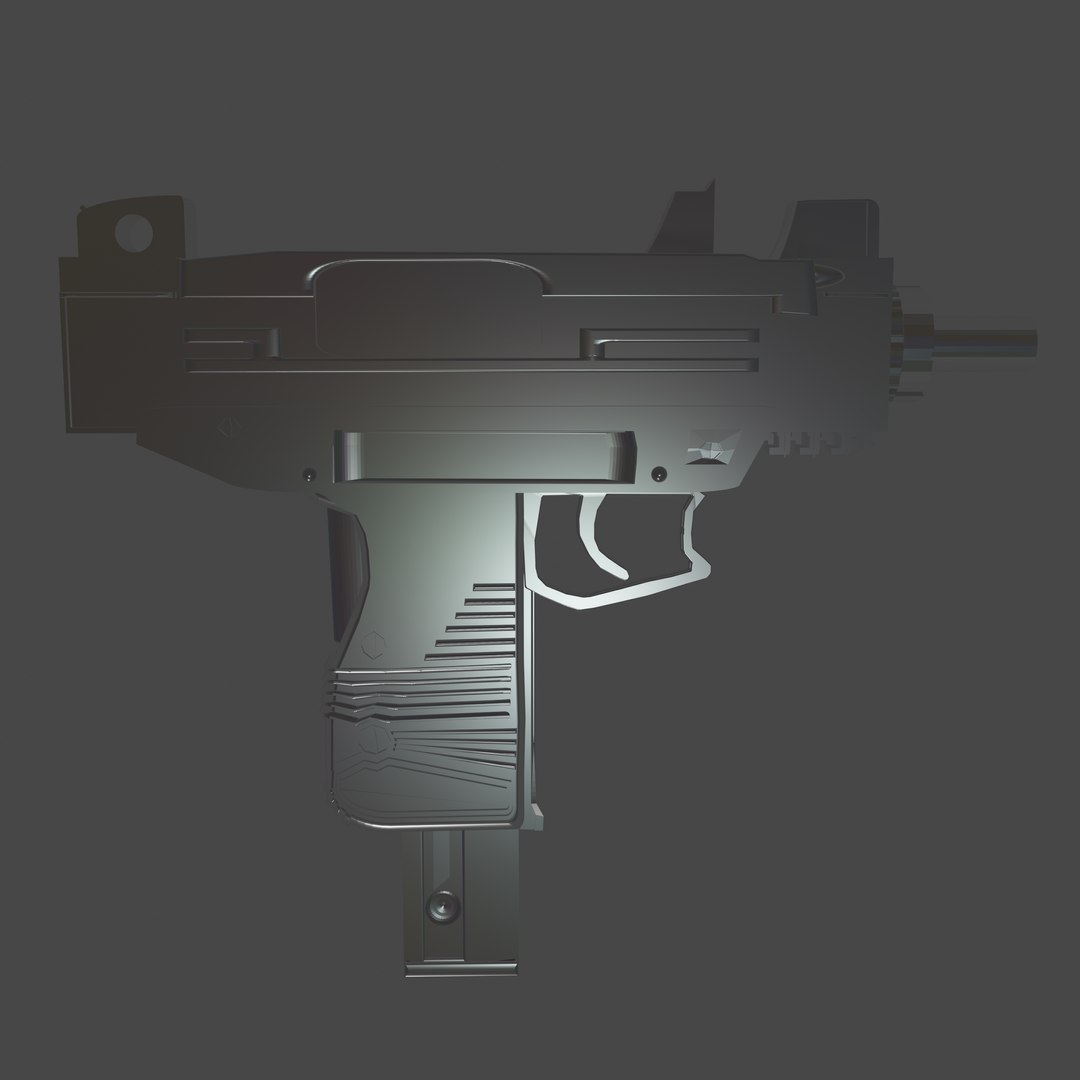 3D UZI - TurboSquid 1718577