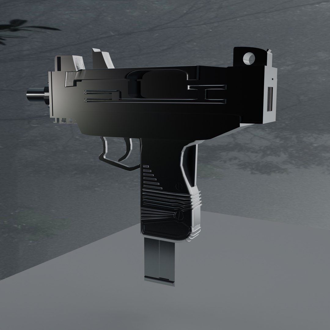 3D UZI - TurboSquid 1718577