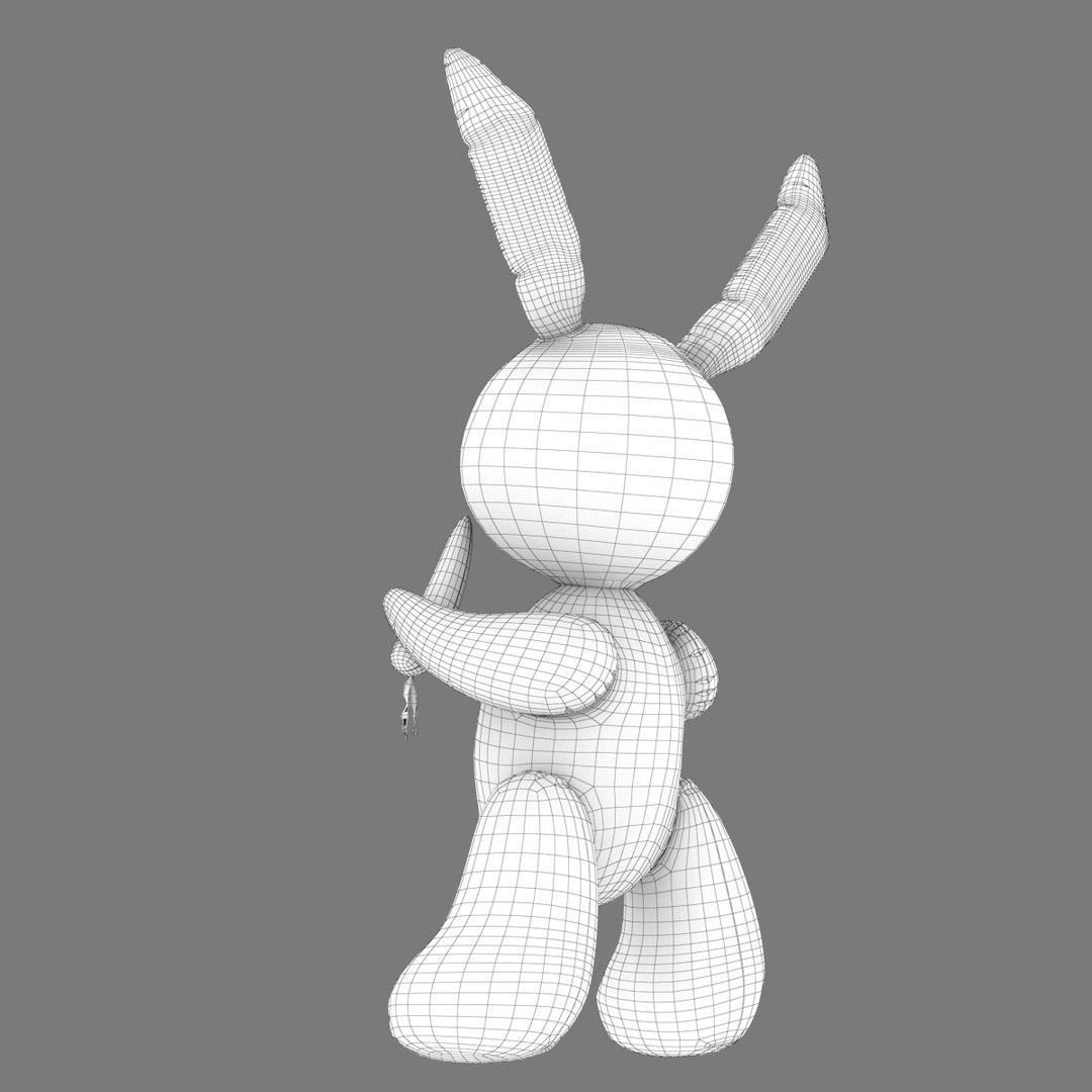 3d Koons Bunny Model
