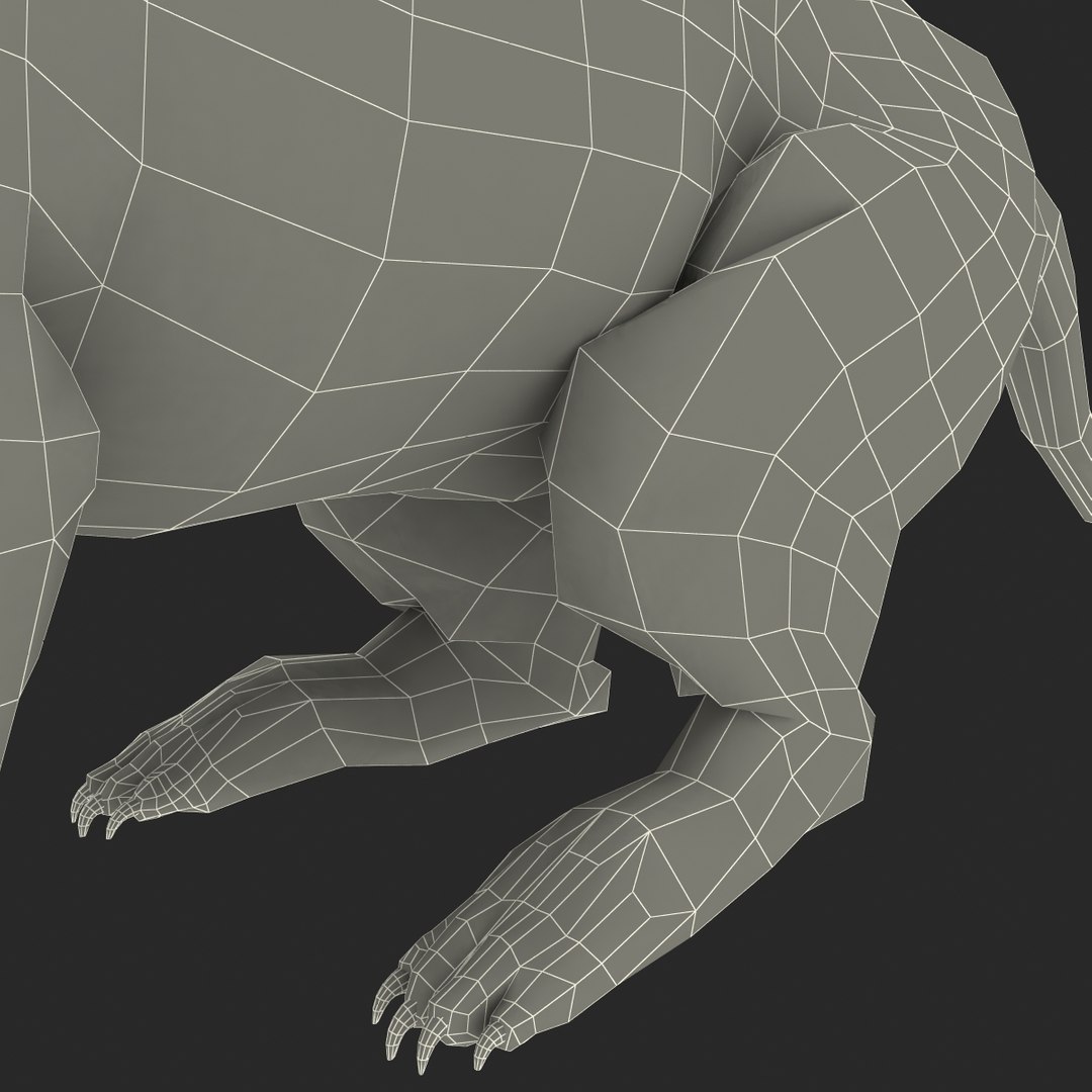 Tasmanian Devil Fur Pose 3d Max
