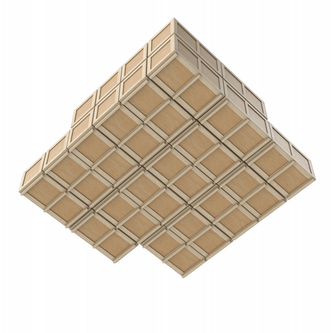 Stack Of Cargo Crate Boxes 3D model - TurboSquid 1994963