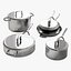 Realistic cookware demeyere atlantis 3D model - TurboSquid 1444784