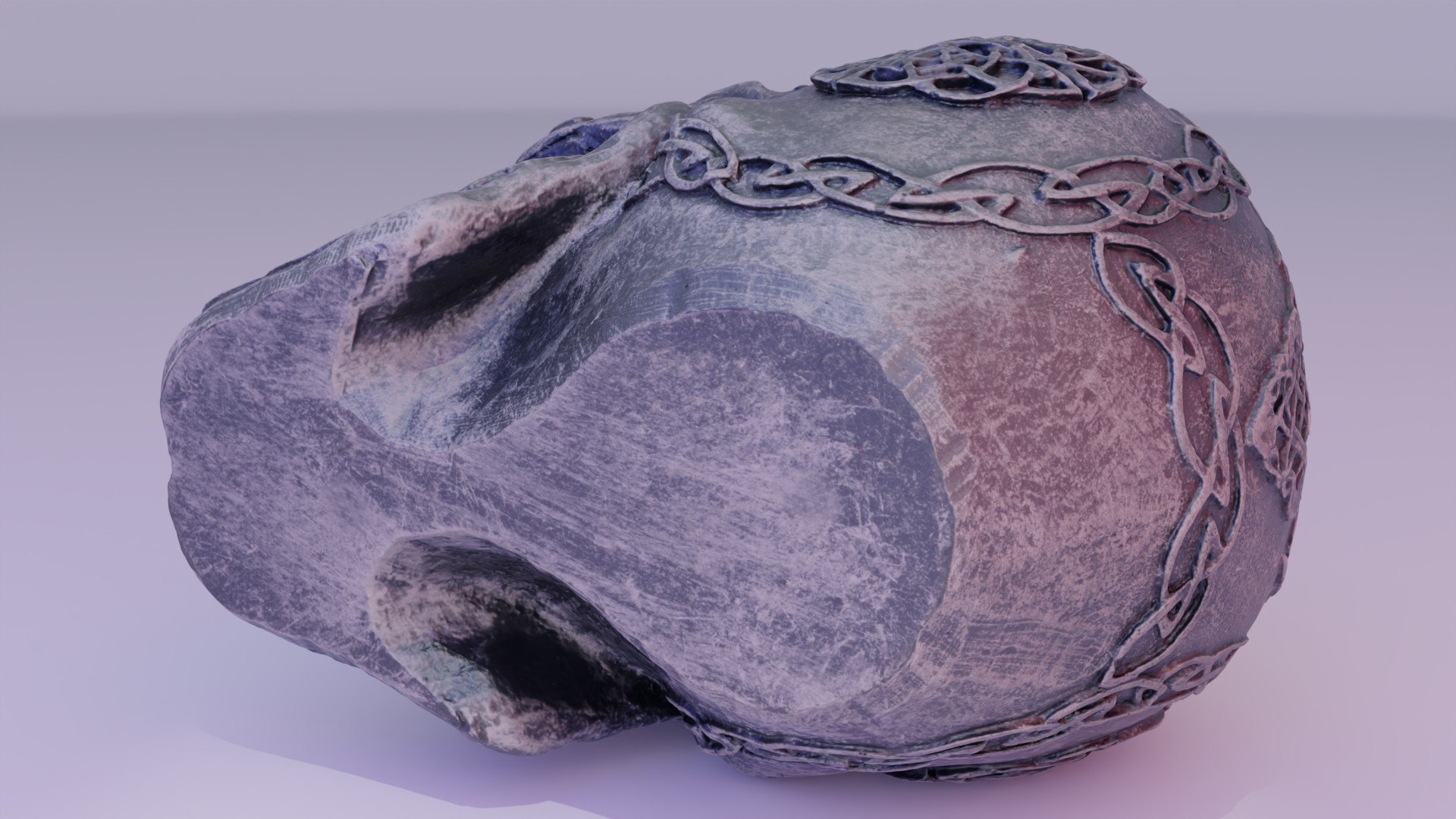 3D Celtic skull 02 high-poly 3D model model - TurboSquid 1836713