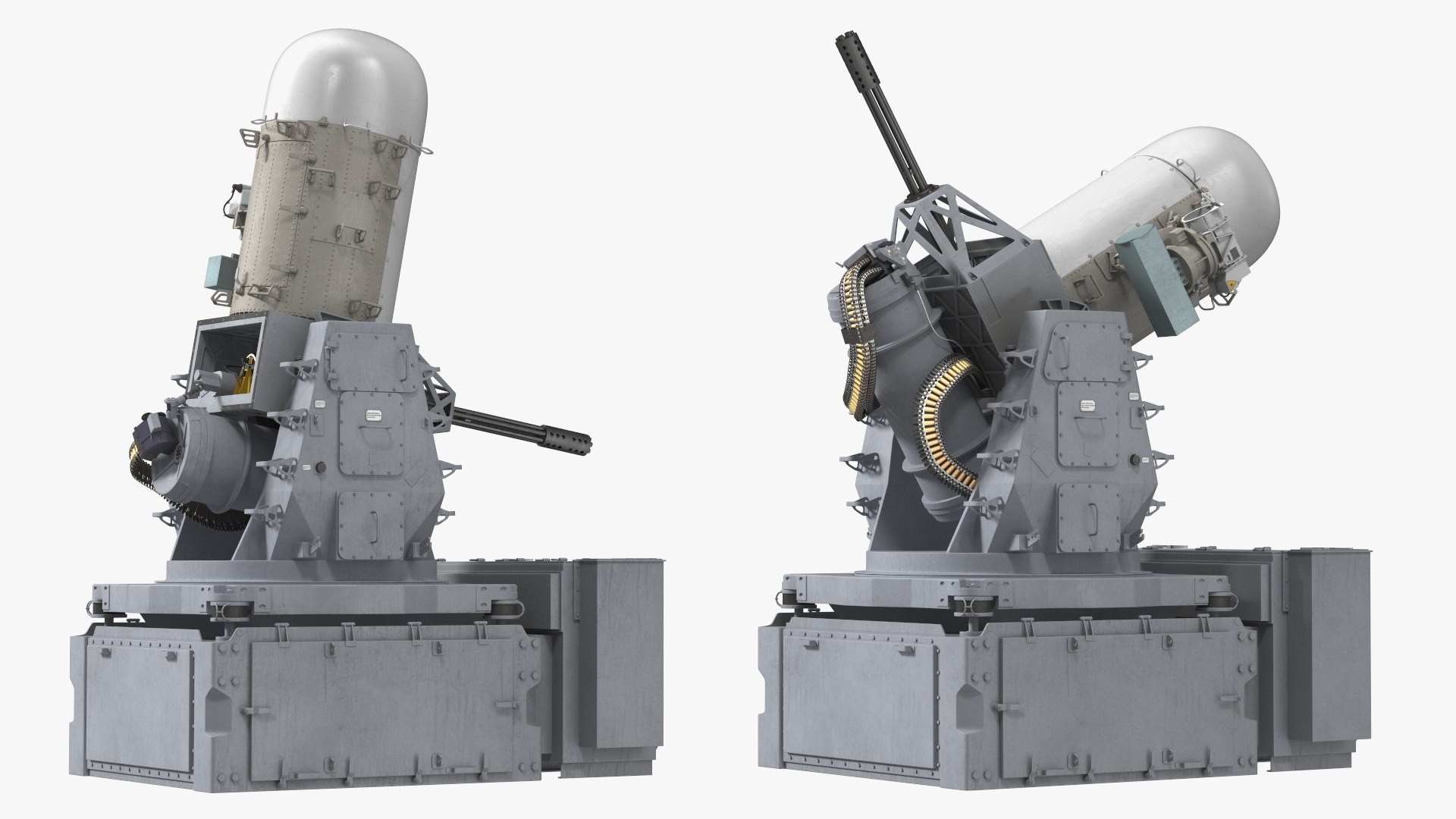 Mark 15 Phalanx Close-In Weapon System Marine Rigged For Cinema 4D 3D ...