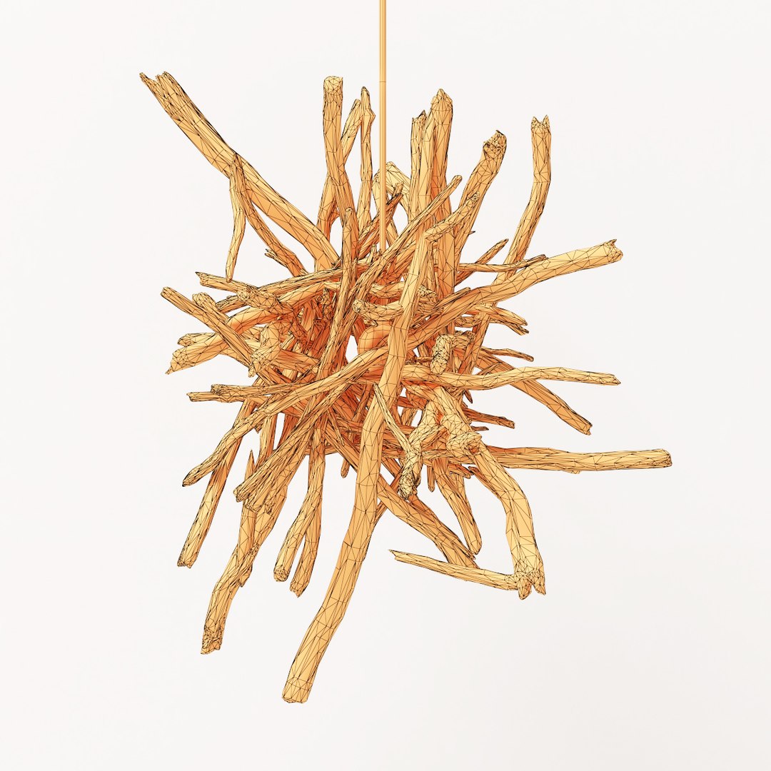 Branch lamp 3D model - TurboSquid 1533470