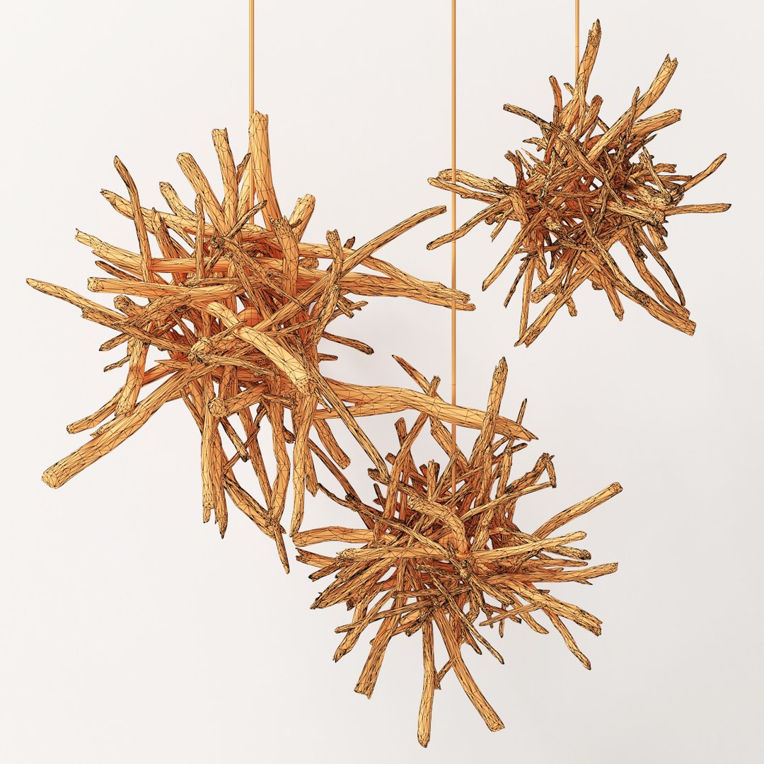 Branch lamp 3D model - TurboSquid 1533470