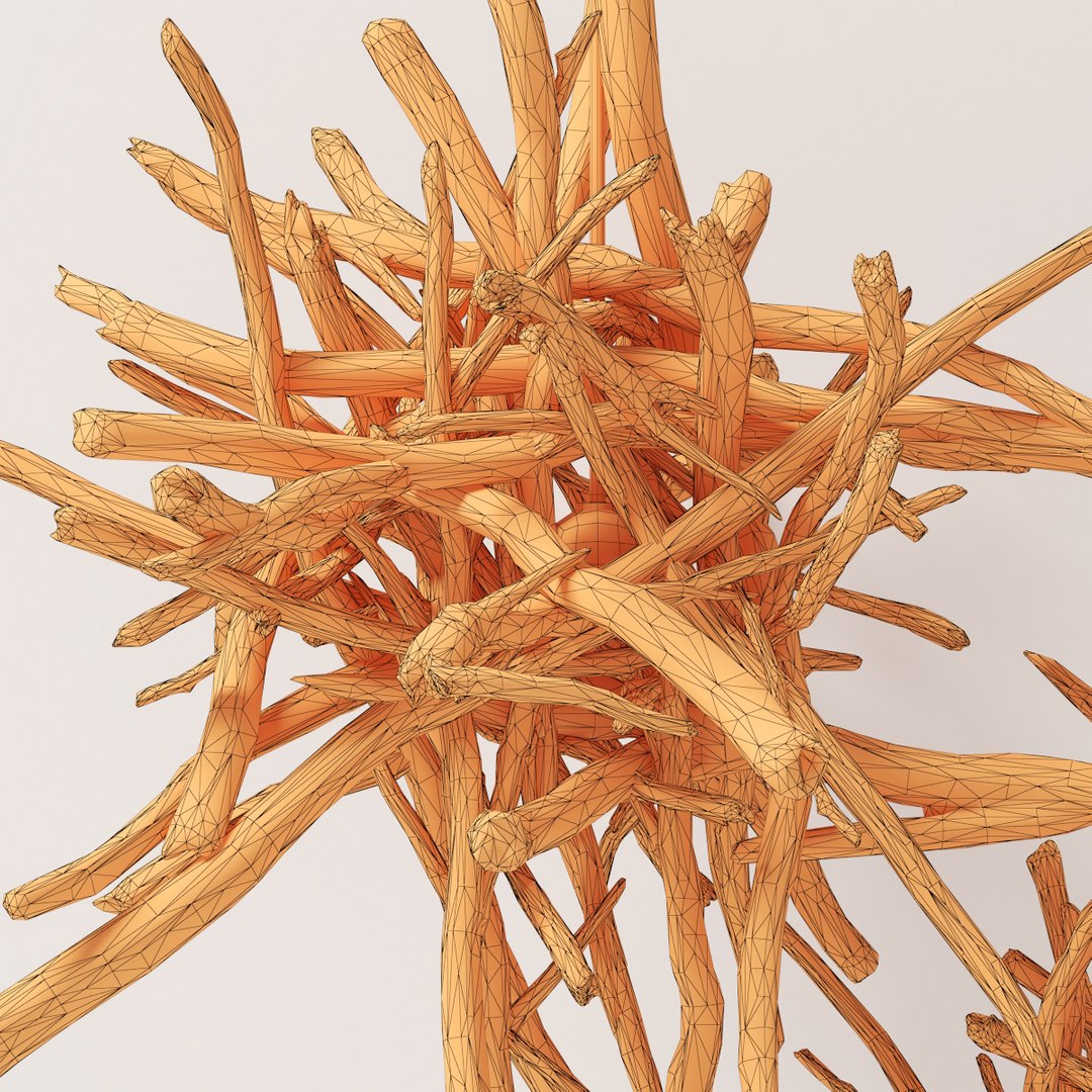Branch lamp 3D model - TurboSquid 1533470