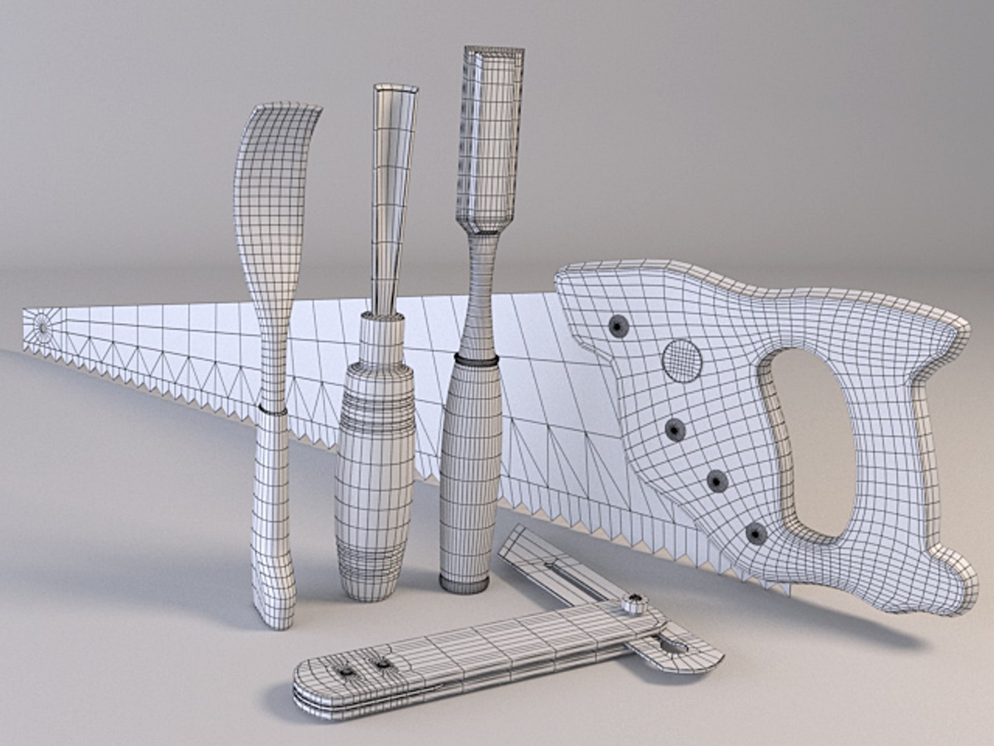 3d Tools Woodworkers Wood Work