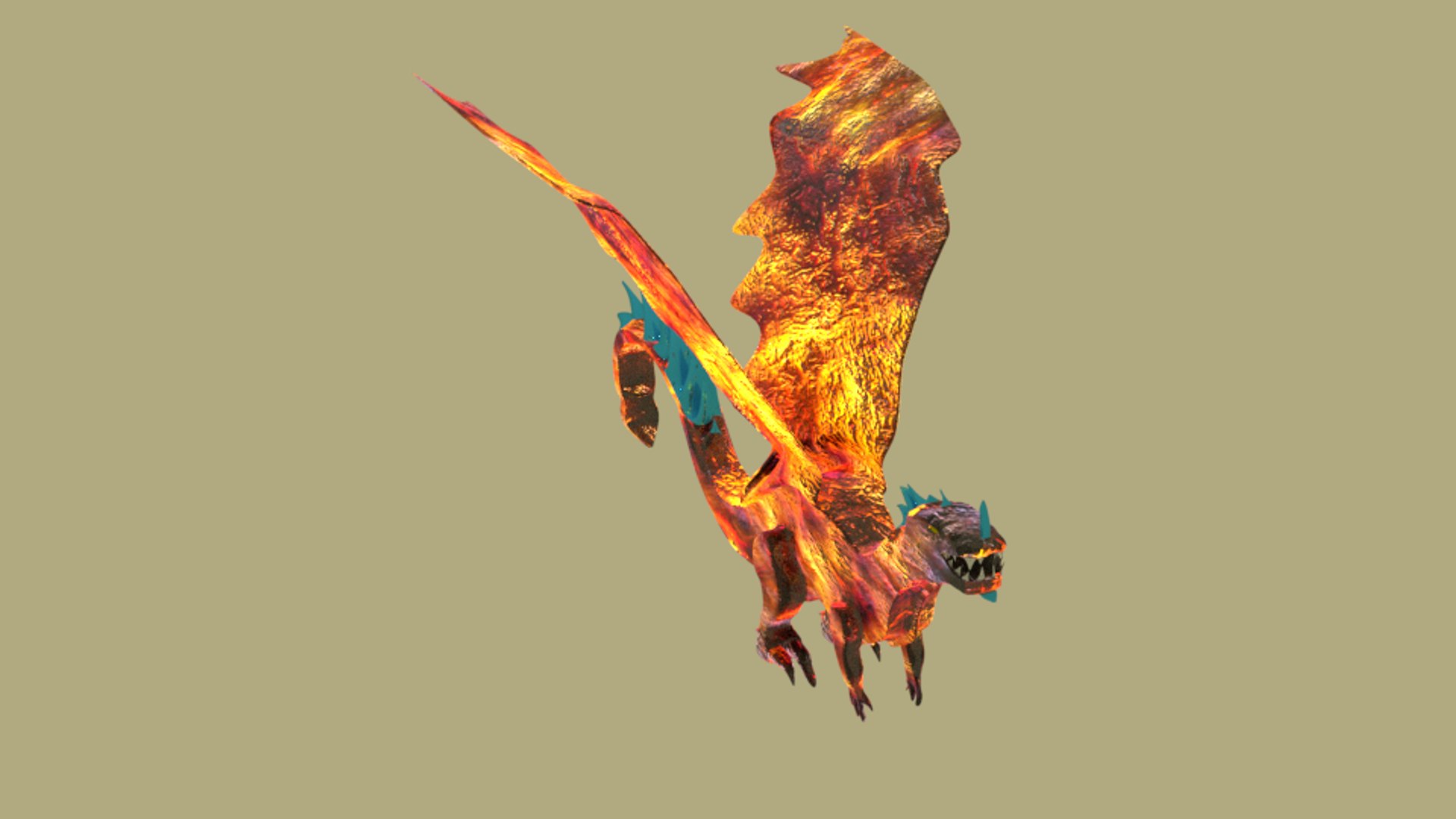 Lava Drake 3D Model - TurboSquid 1359886