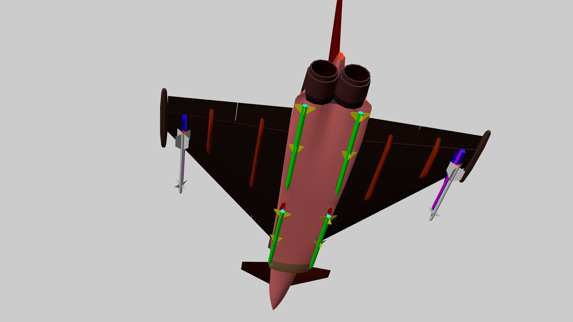 EUROFIGHTER AIRCRAFT 3D Model - TurboSquid 2085454