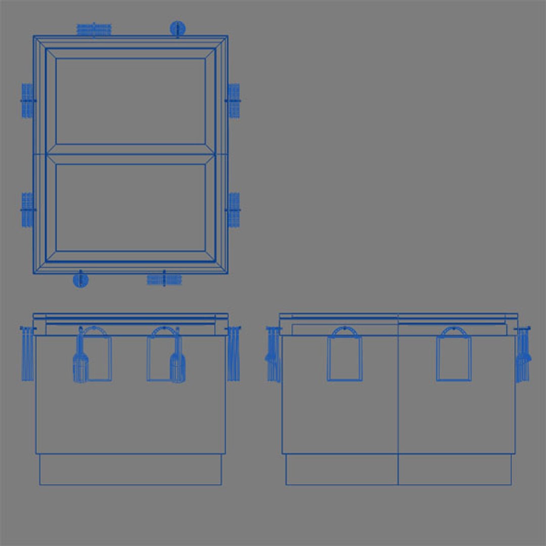 3d Model Of Freezer