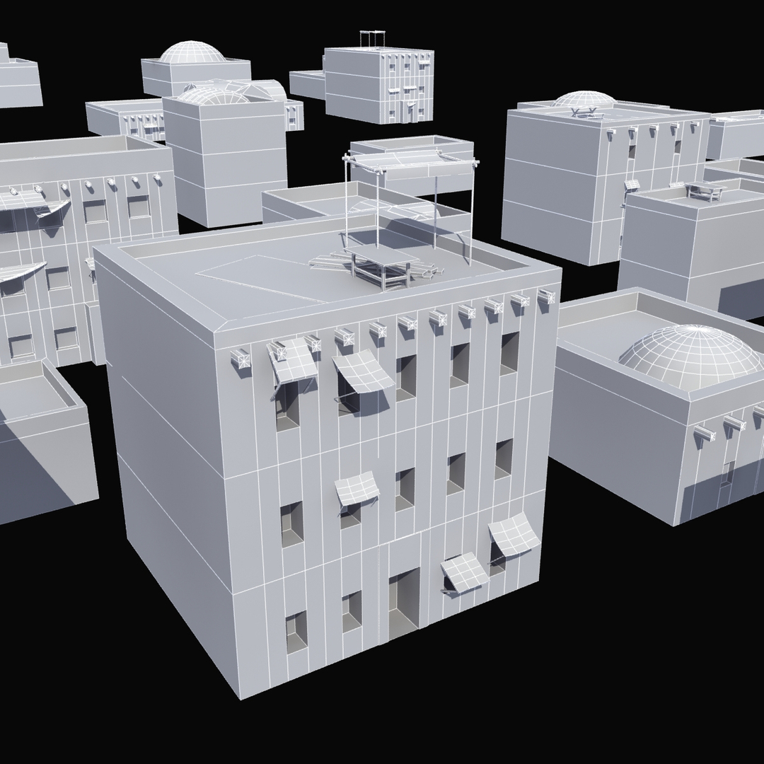 3d model biblical buildings ancient