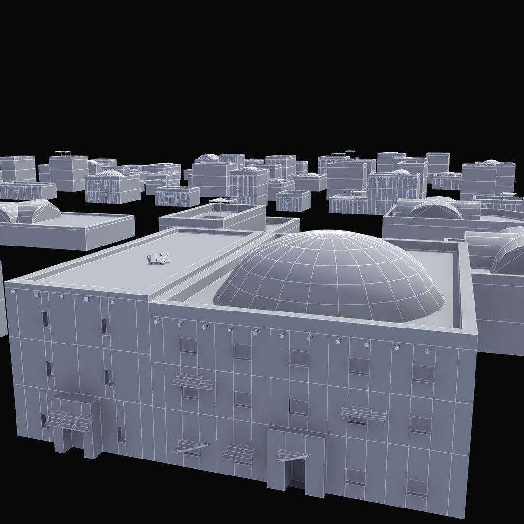 3d Model Biblical Buildings Ancient