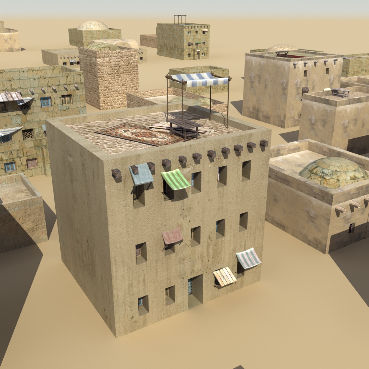 3d model biblical buildings ancient