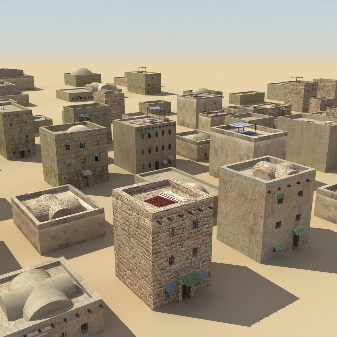 3d Model Biblical Buildings Ancient