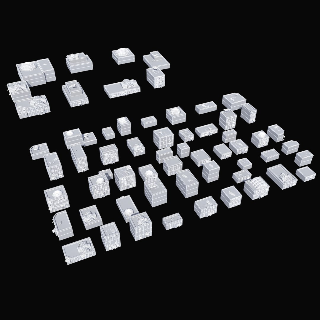 3d Model Biblical Buildings Ancient