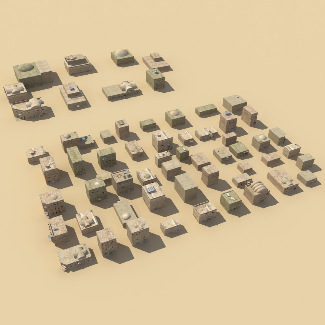 3d Model Biblical Buildings Ancient