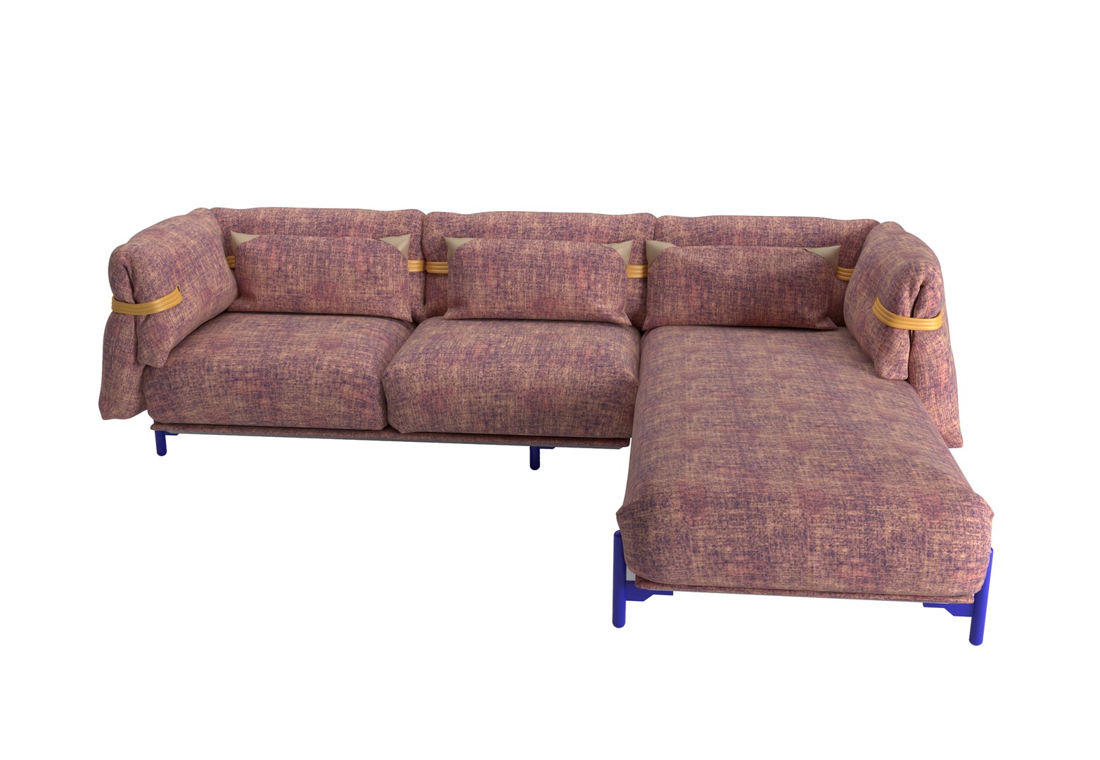 3D Moroso Belt Sectional - TurboSquid 1213779