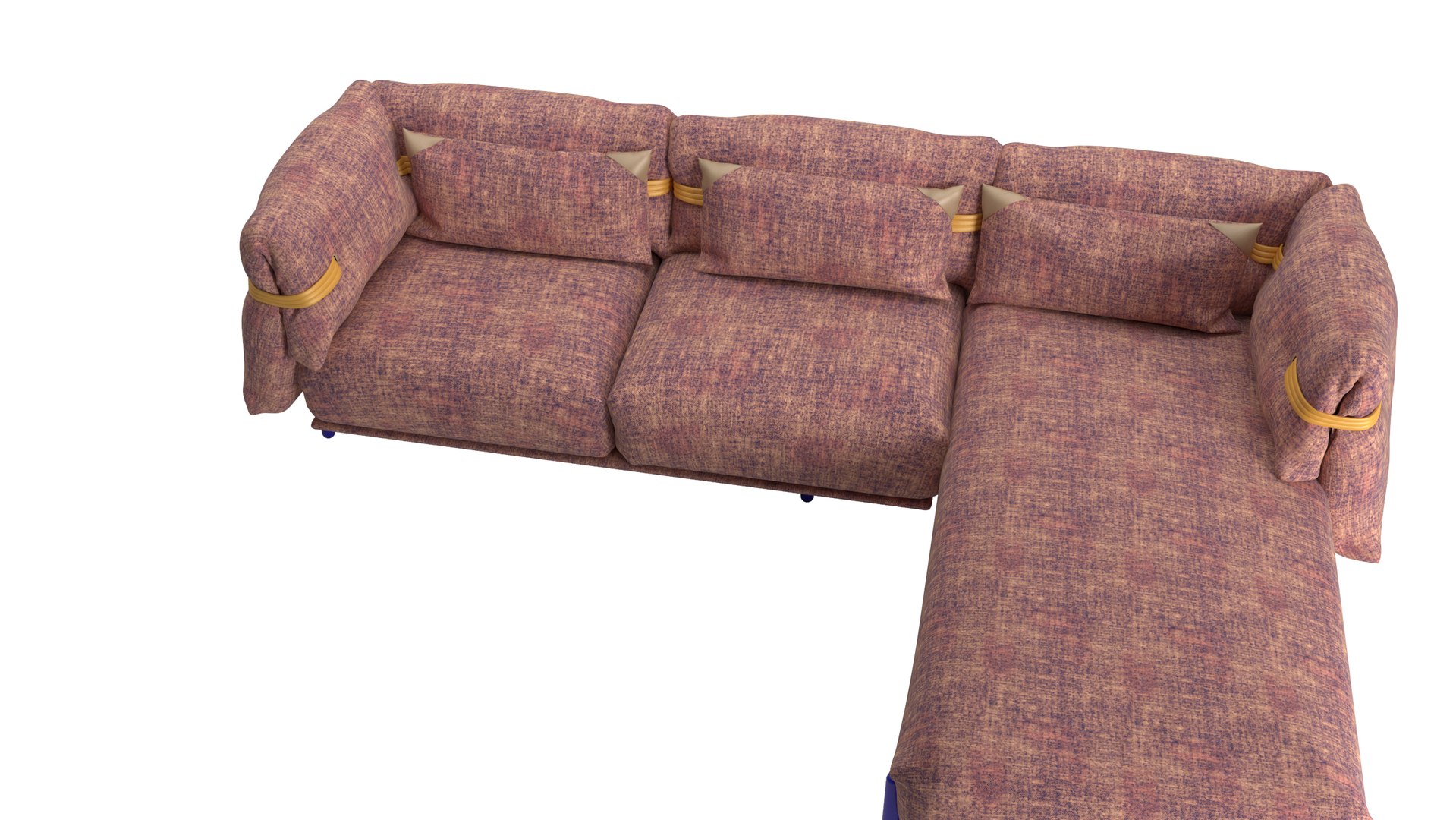 3D Moroso Belt Sectional - TurboSquid 1213779