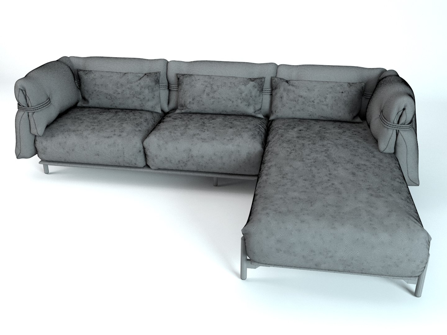3D Moroso Belt Sectional - TurboSquid 1213779