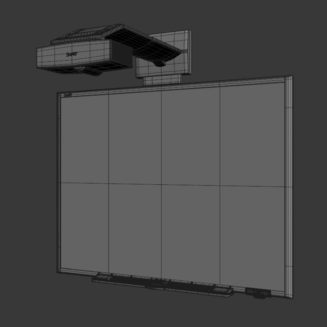 Interactive Whiteboard 3d Model