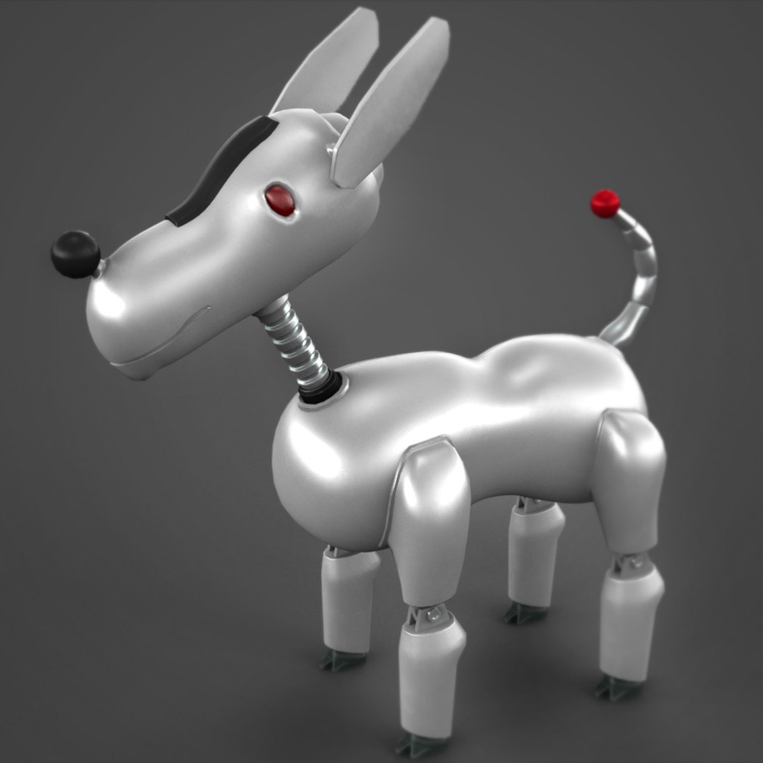 3D Model Cartoon Robot Dog Mr - TurboSquid 1414898