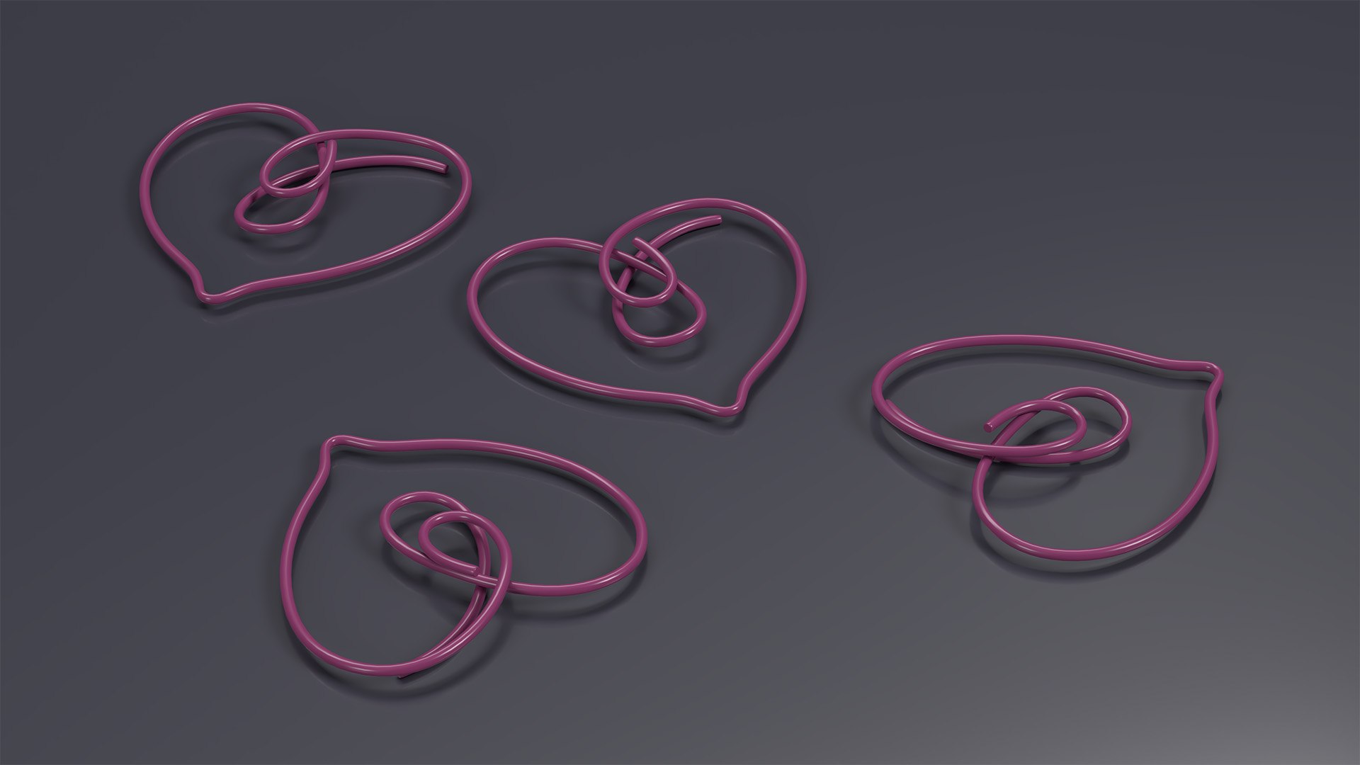 3D Beautiful Heart Shaped Paper Clip - TurboSquid 2191855