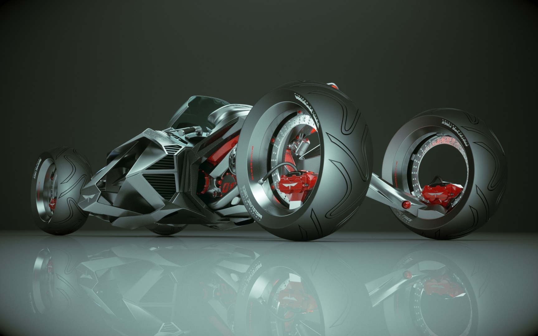 3D T Bike Four Wheel 10 - TurboSquid 1950604