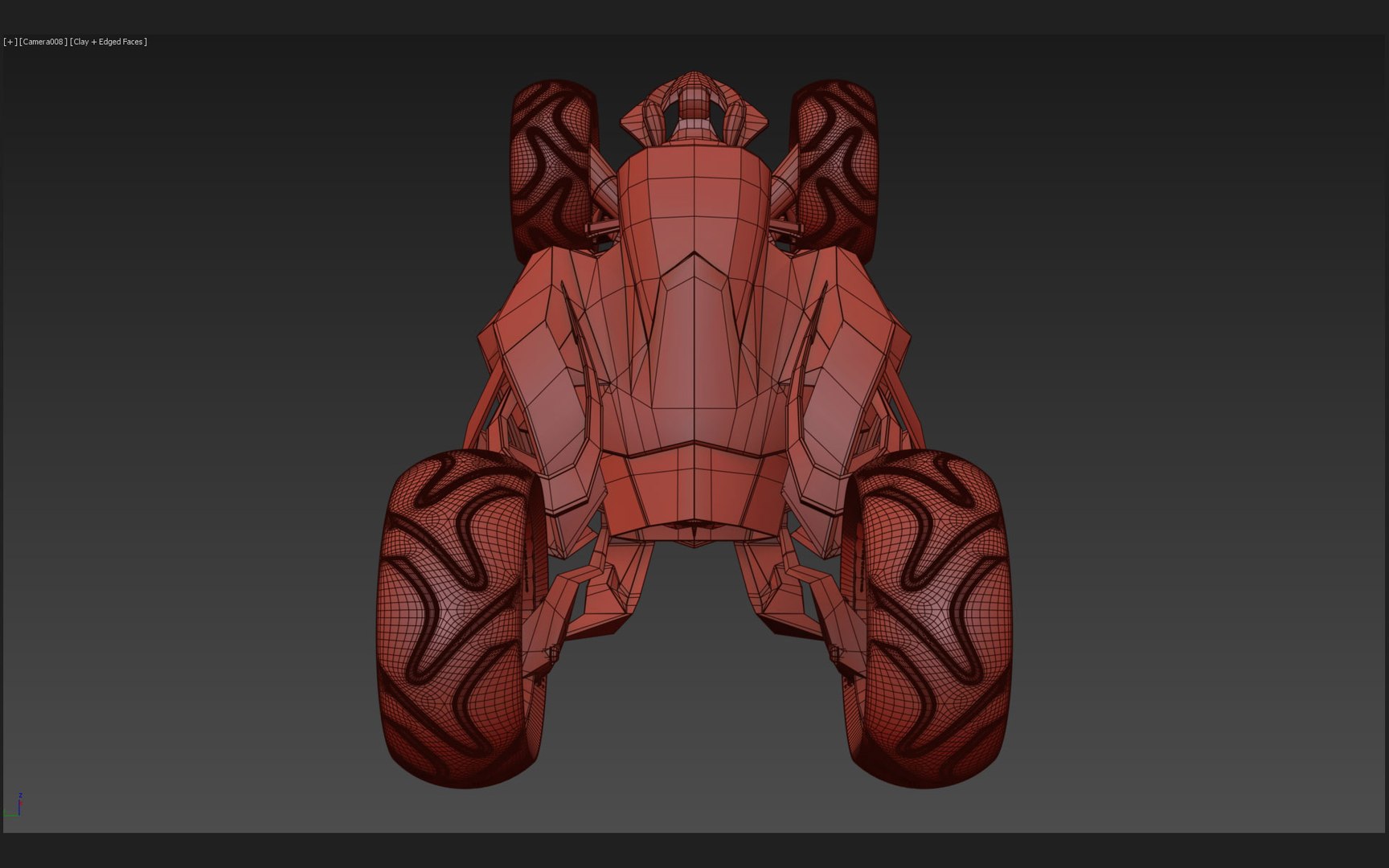 3D T Bike Four Wheel 10 - TurboSquid 1950604