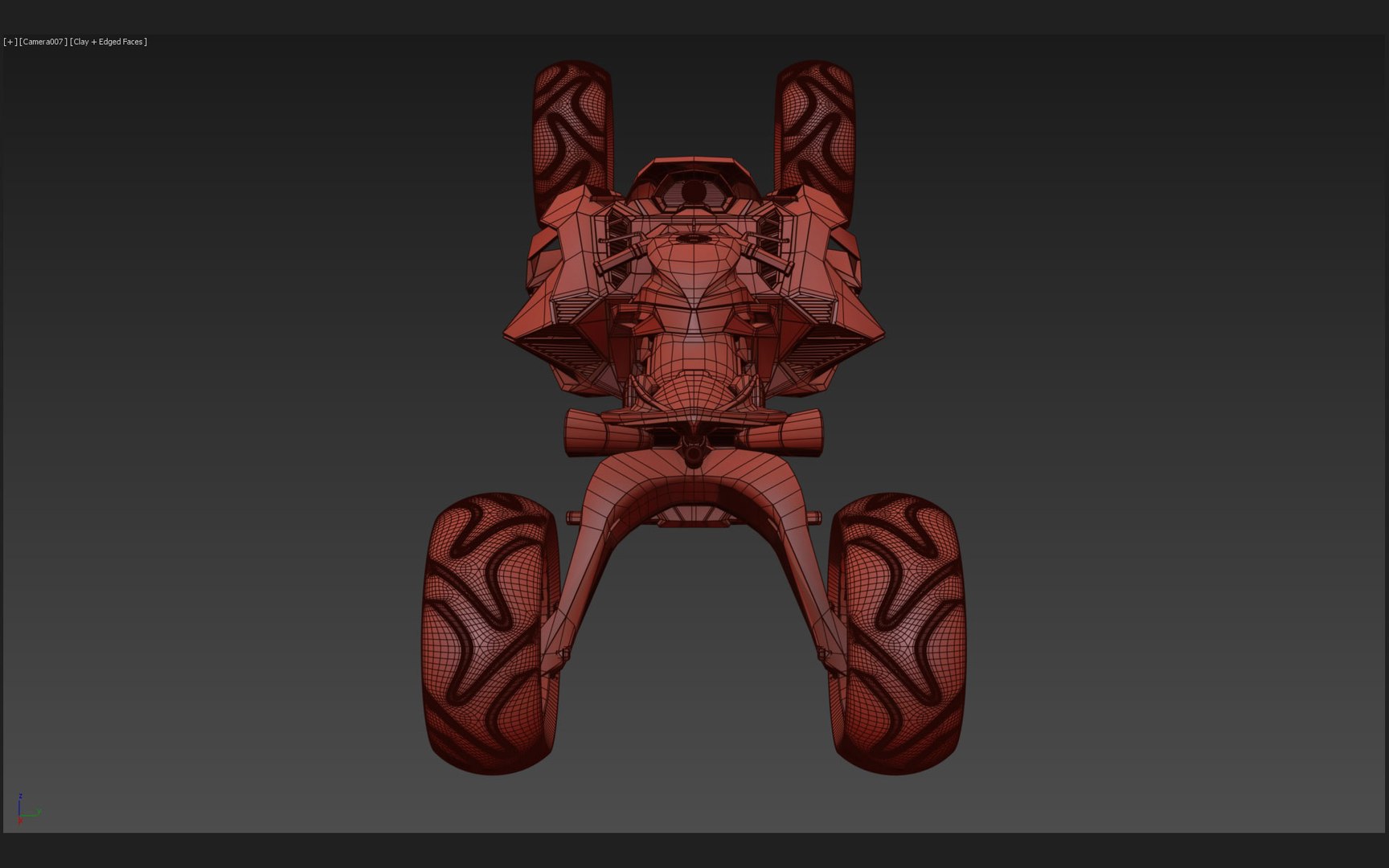 3D T Bike Four Wheel 10 - TurboSquid 1950604