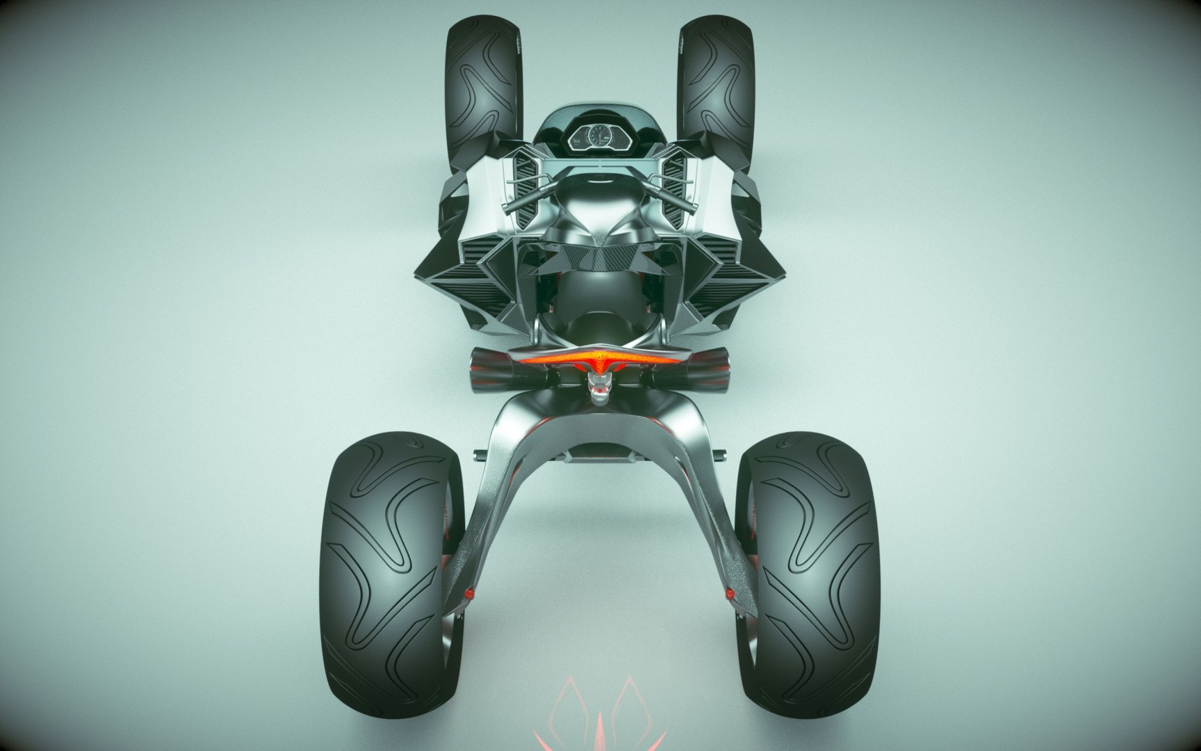 3D T Bike Four Wheel 10 - TurboSquid 1950604