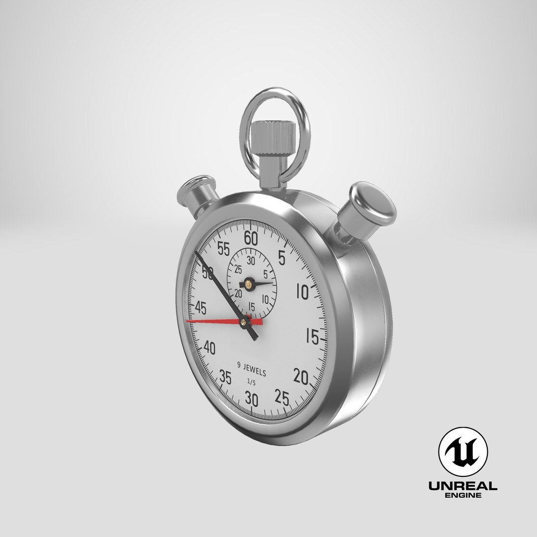 3D Stop Watch Stopwatch Model - TurboSquid 1249252