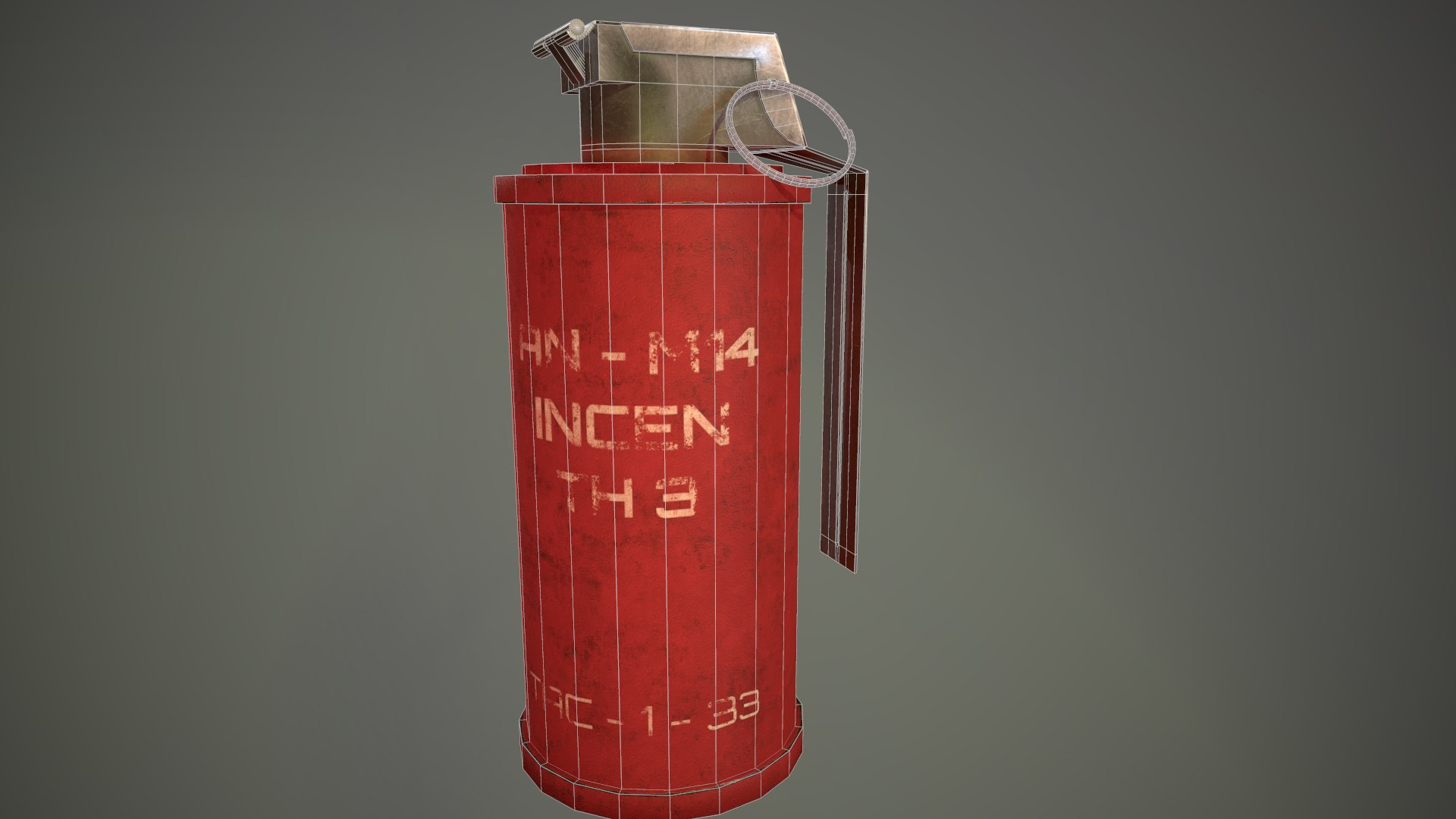 Incendiary - Game Ready - 4k 3D - TurboSquid 1734074