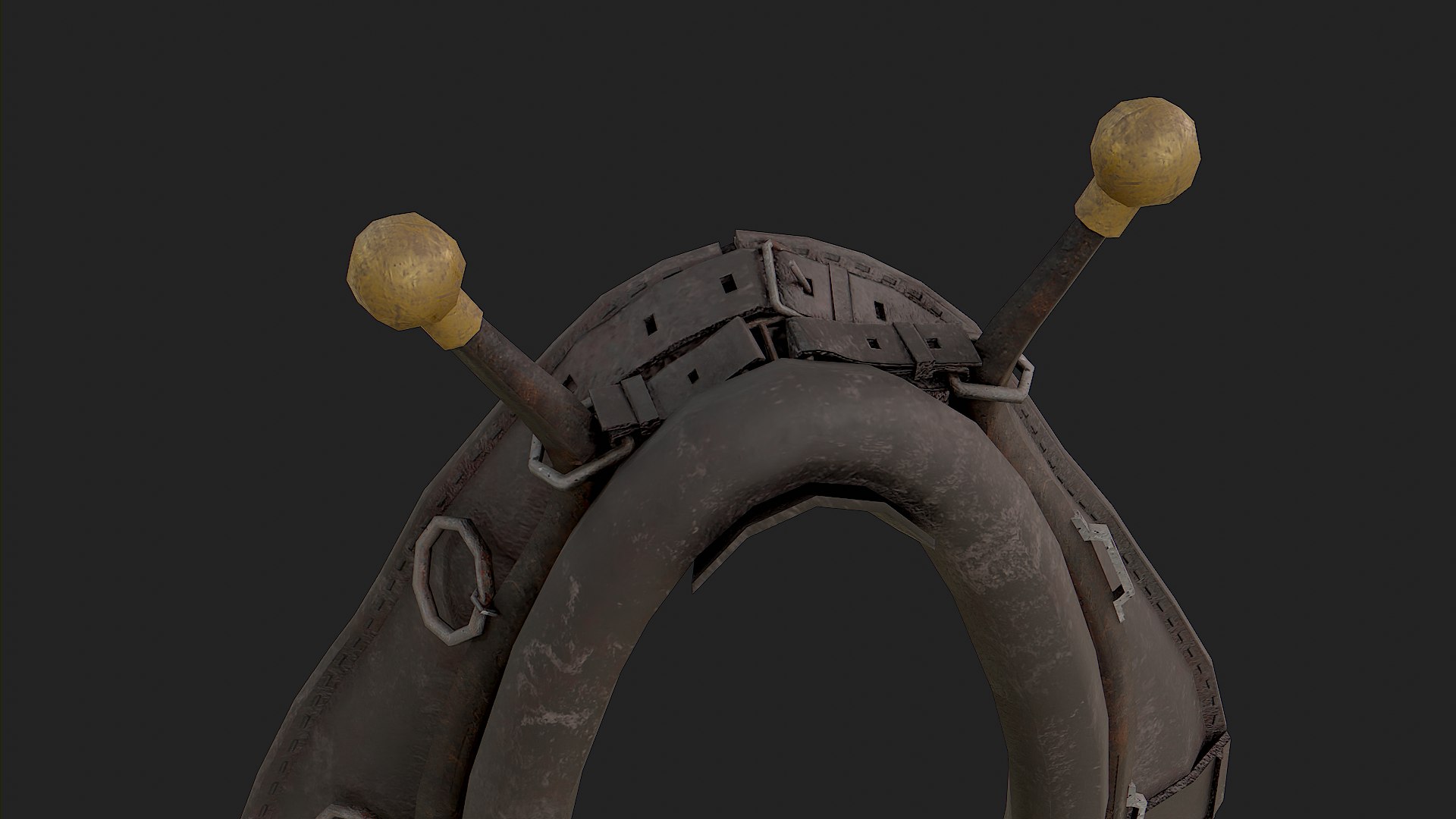Horse Collar Low-poly 3D Model - TurboSquid 2283825