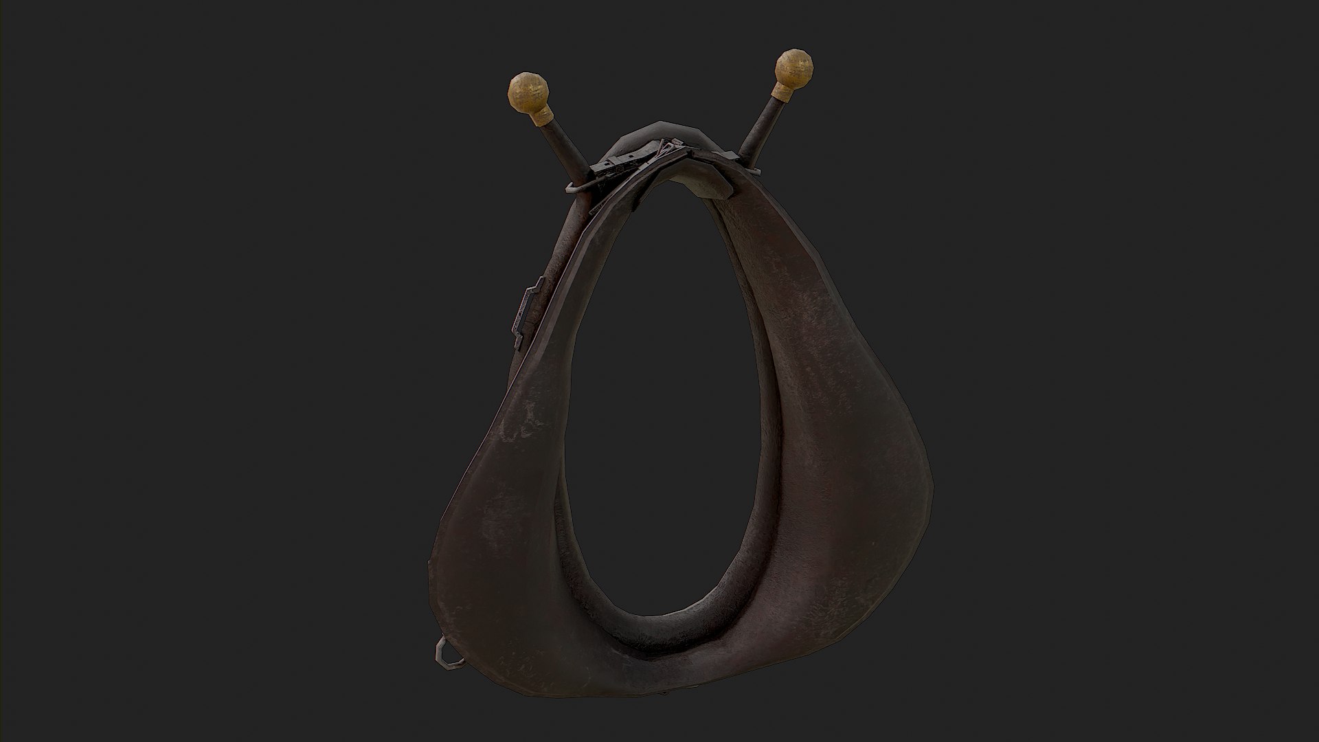 Horse Collar Low-poly 3D Model - TurboSquid 2283825