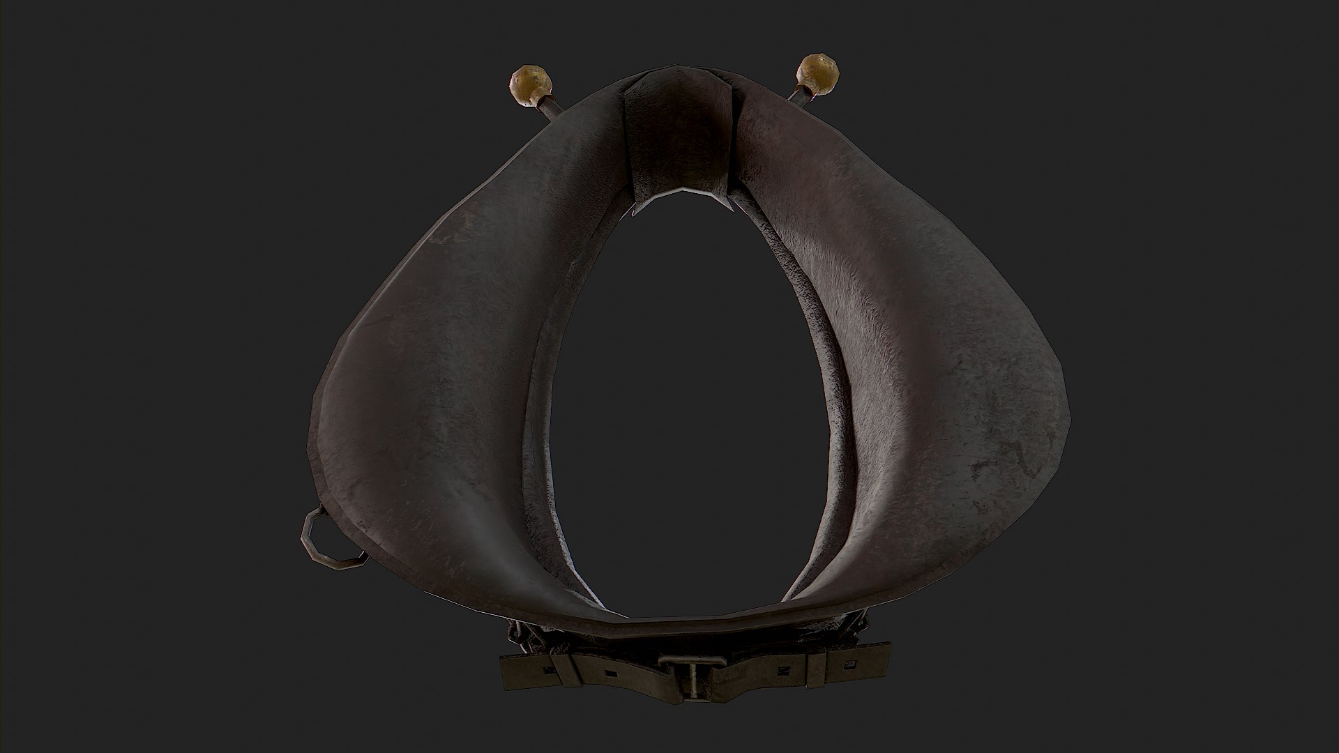 Horse Collar Low-poly 3D Model - TurboSquid 2283825