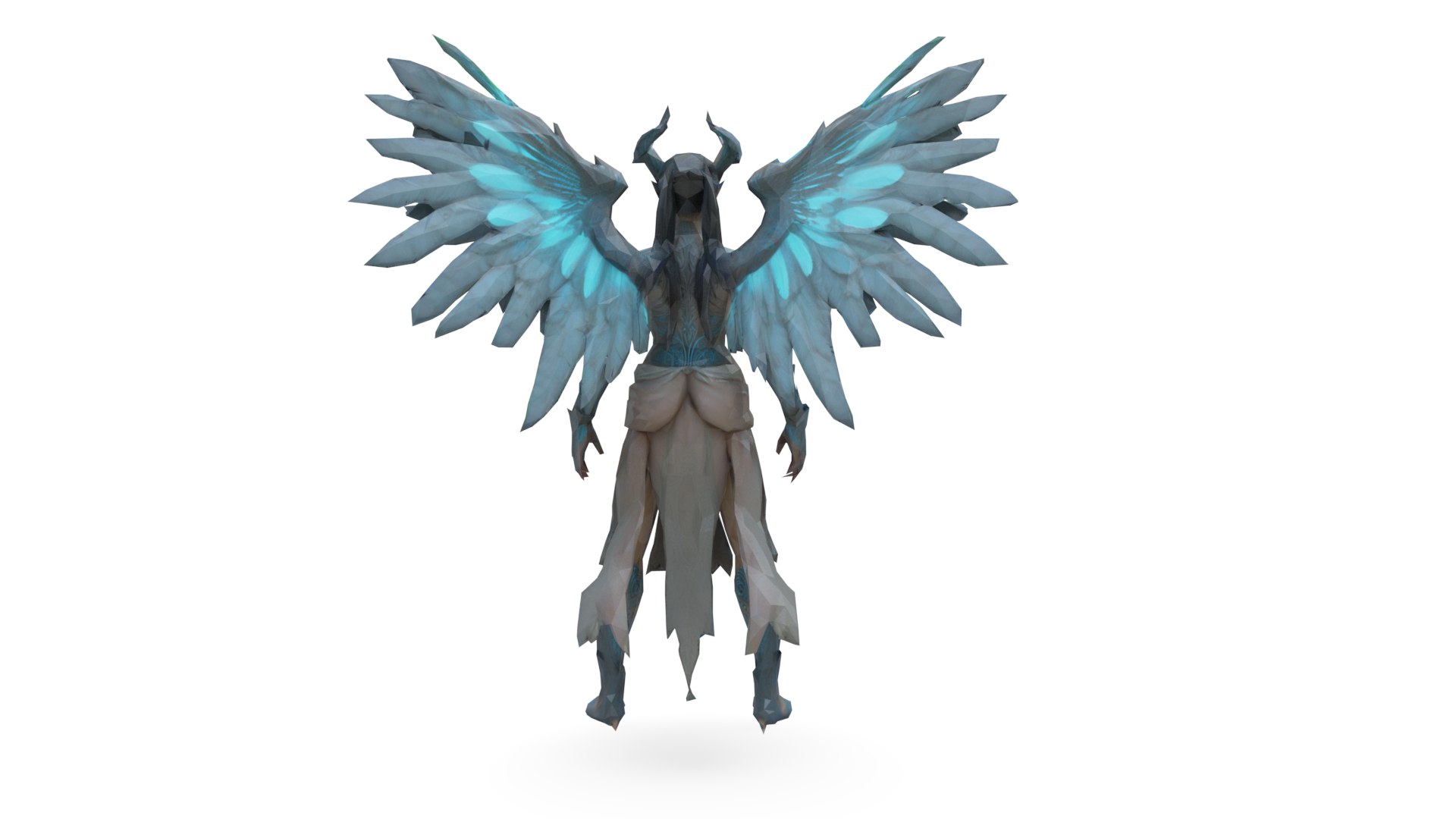 Celestial Demon Queen Rigged Game-Ready 3D Character Model - TurboSquid ...