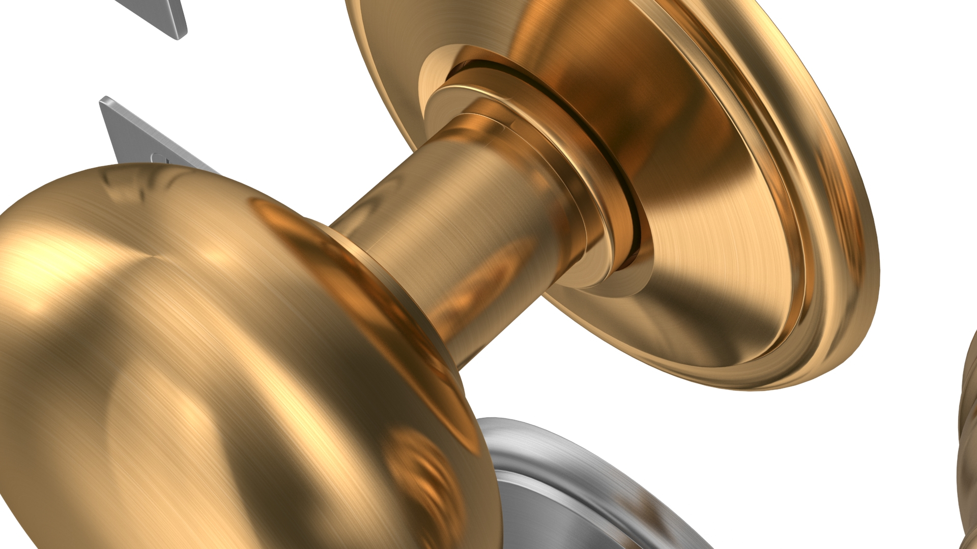 Door knob set 3D model - TurboSquid 1663326