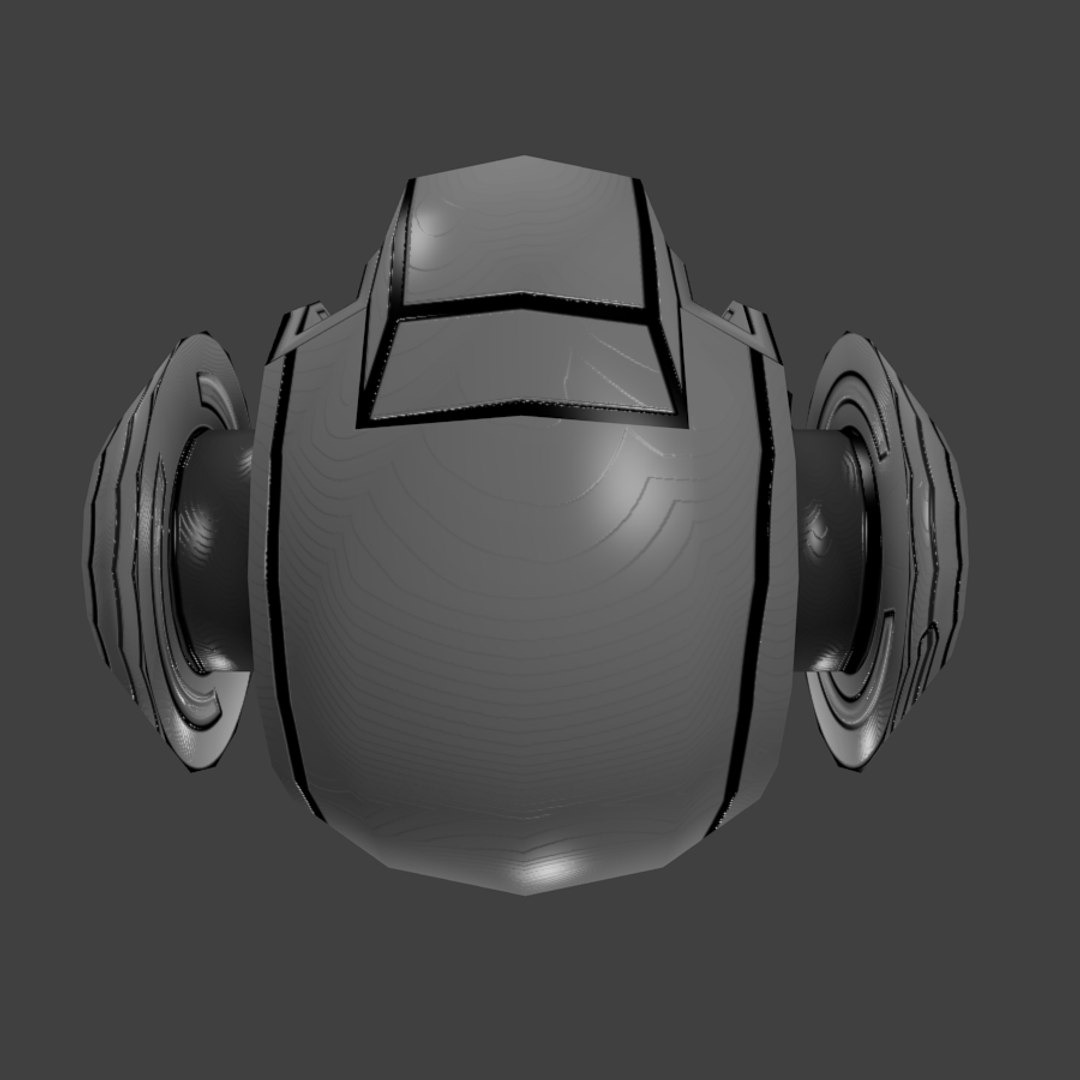 Sci-fi Sphere Robot 3D Model - TurboSquid 1241043