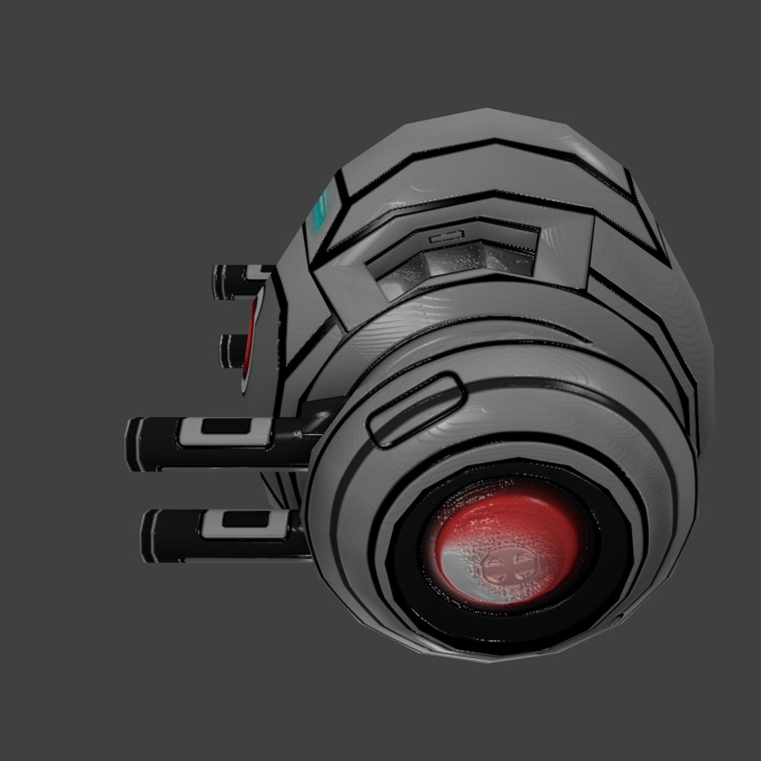 Sci-fi Sphere Robot 3D Model - TurboSquid 1241043