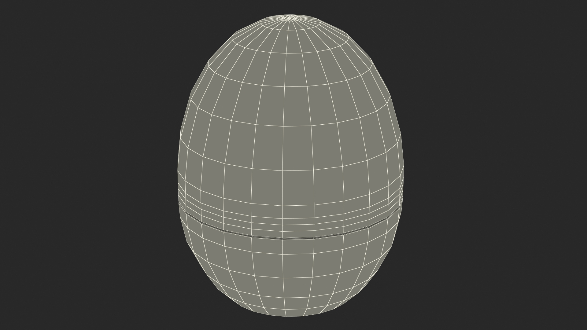 egg 3d shape