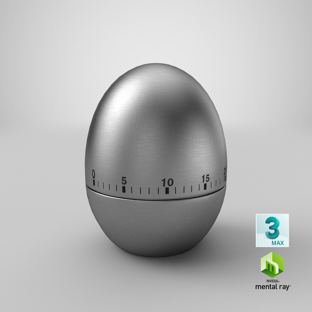 Stainless steel egg shape 3D model - TurboSquid 1589135