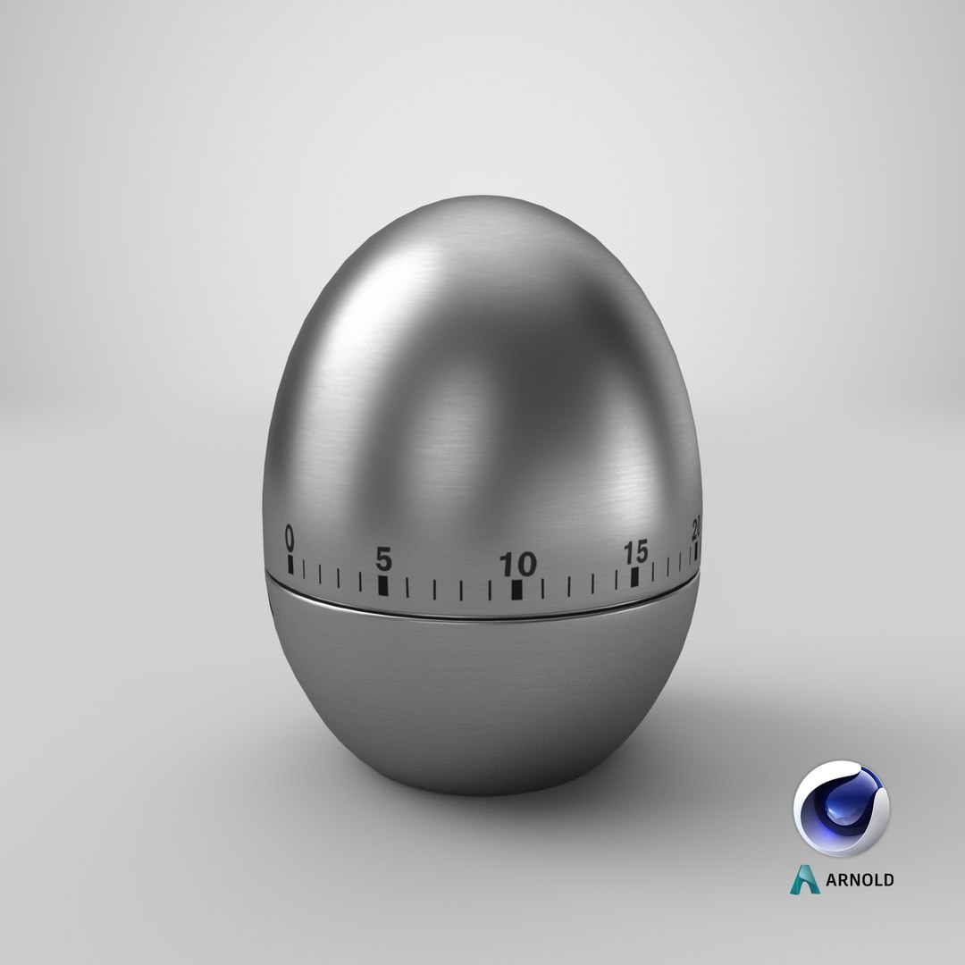 Stainless steel egg shape 3D model - TurboSquid 1589135