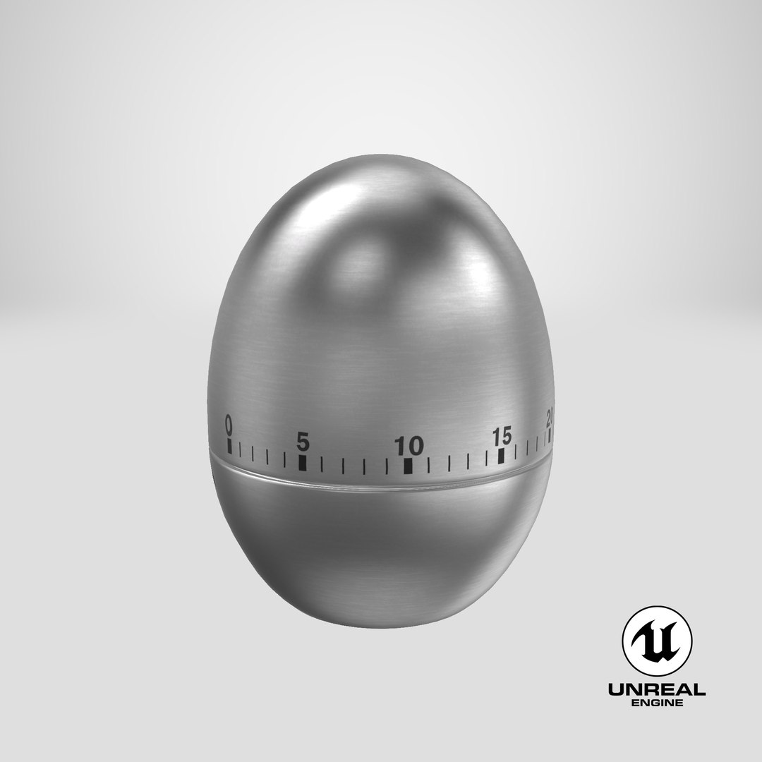 Stainless steel egg shape 3D model - TurboSquid 1589135