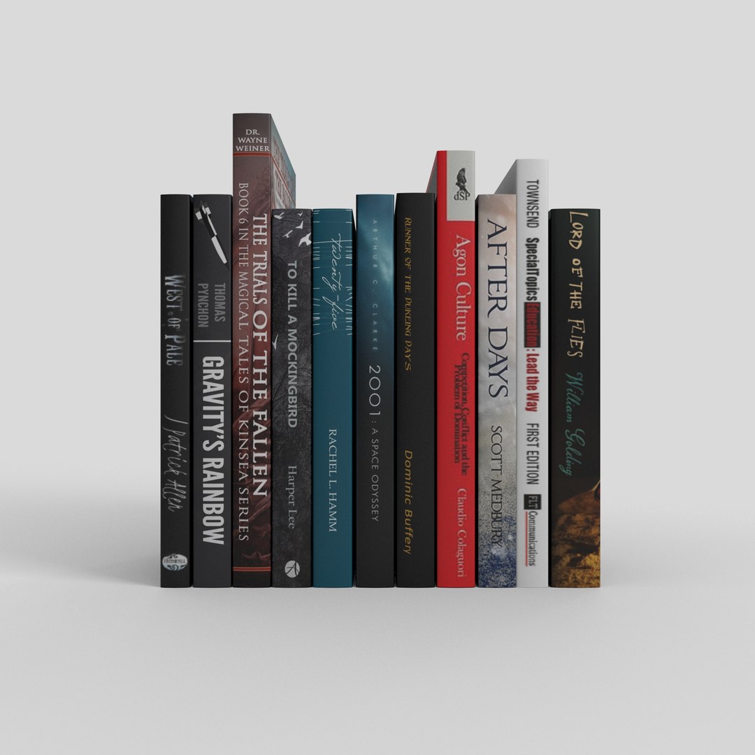 Books 3D Model - TurboSquid 1443710