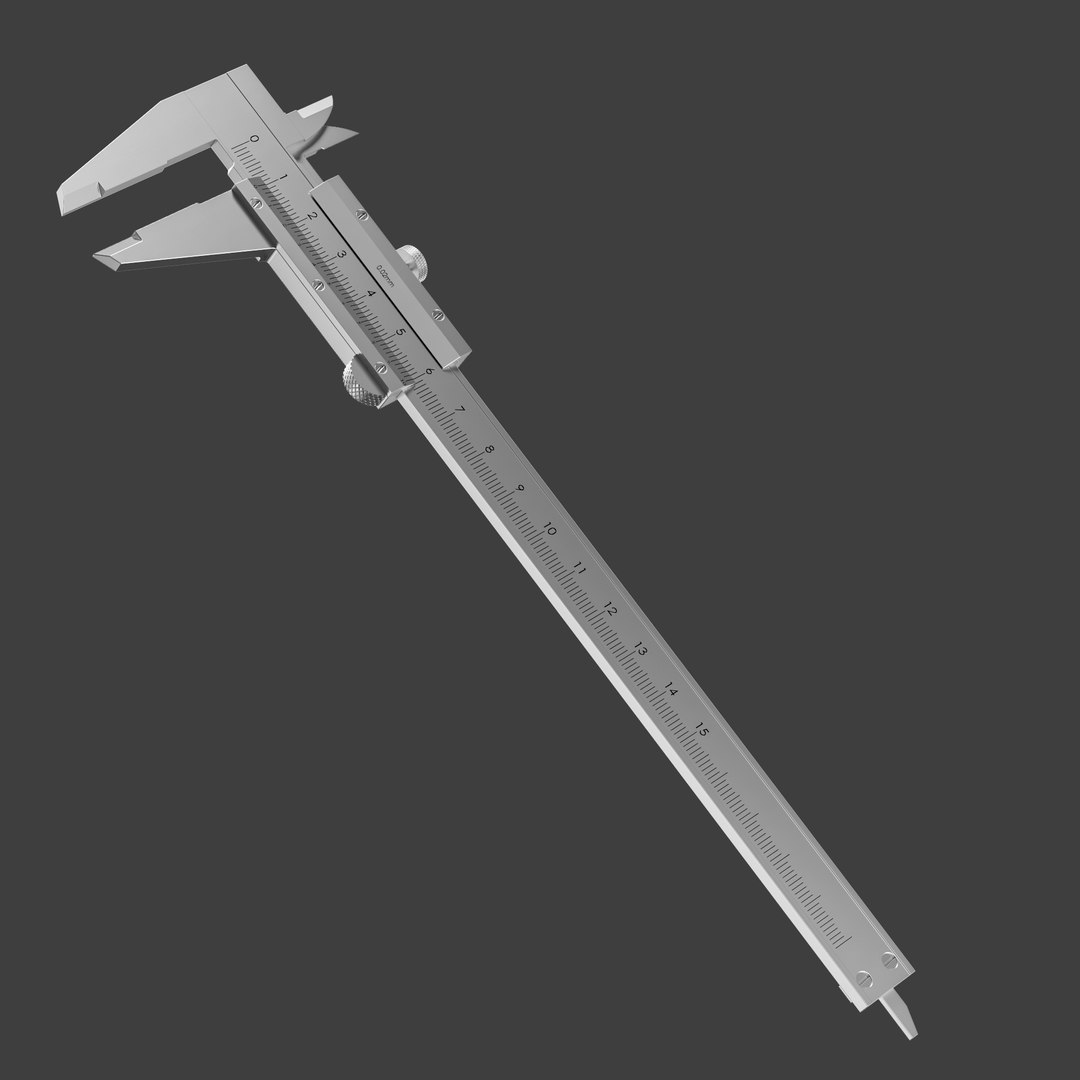 modelo 3d vernier caliper - TurboSquid 2110219